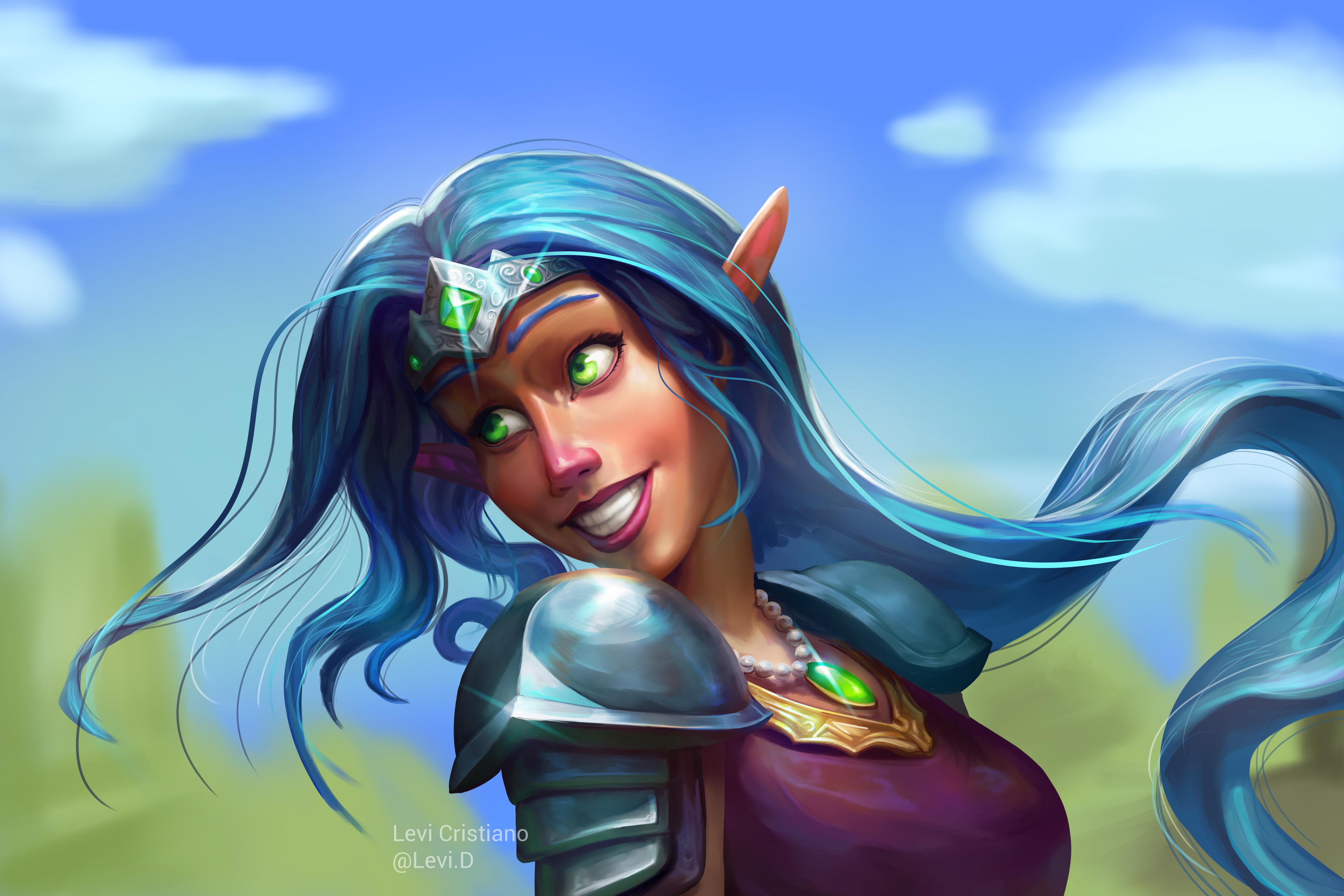 OC Elf Portrait | Scrolller