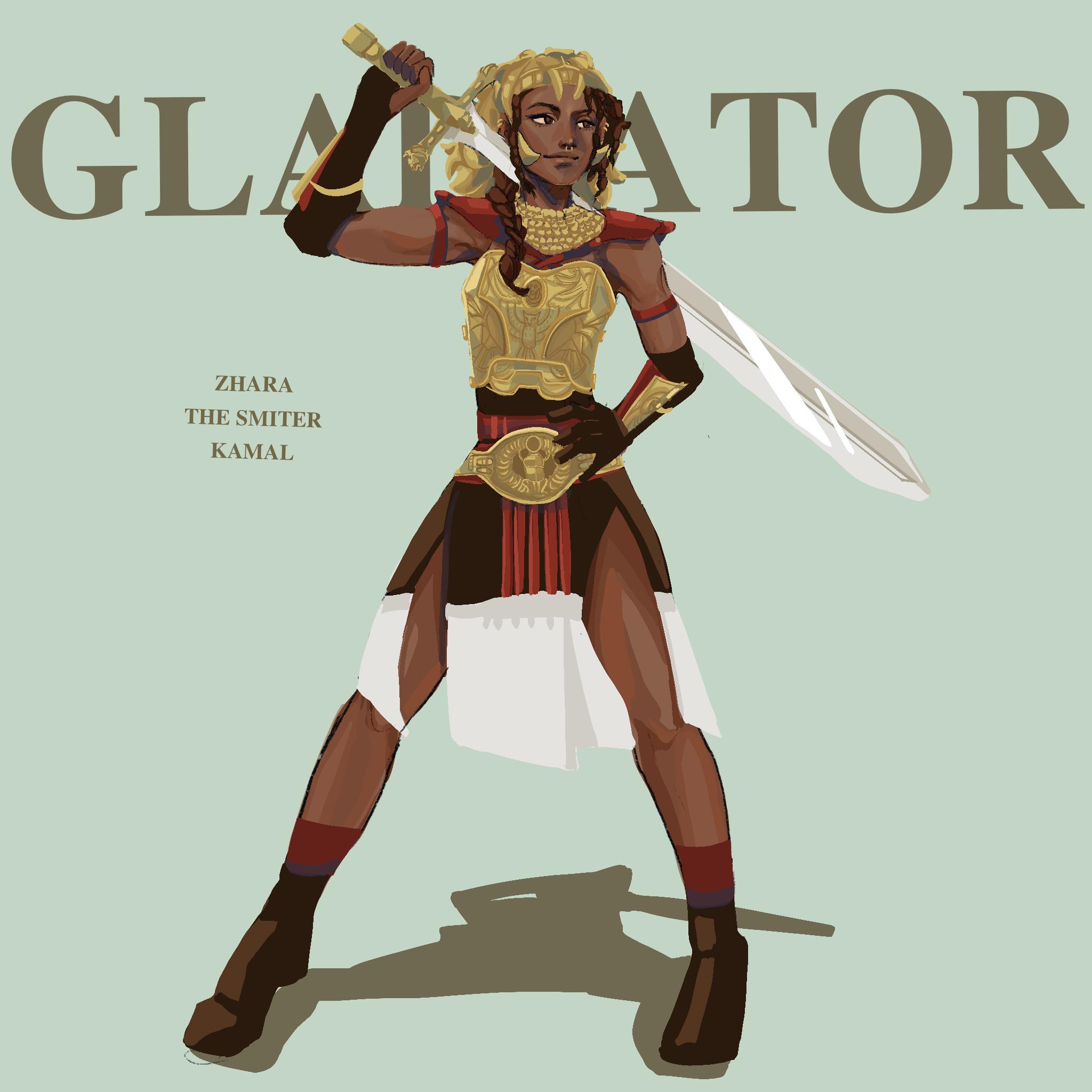[OC] female Gladiator by Me | Scrolller