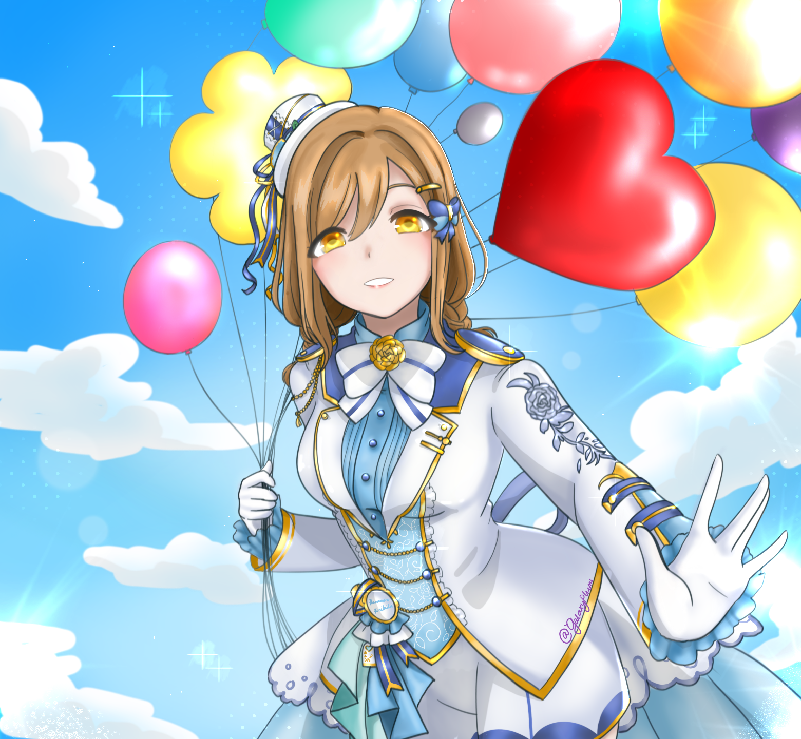 [OC] Hanamaru Bday Fanart | Scrolller