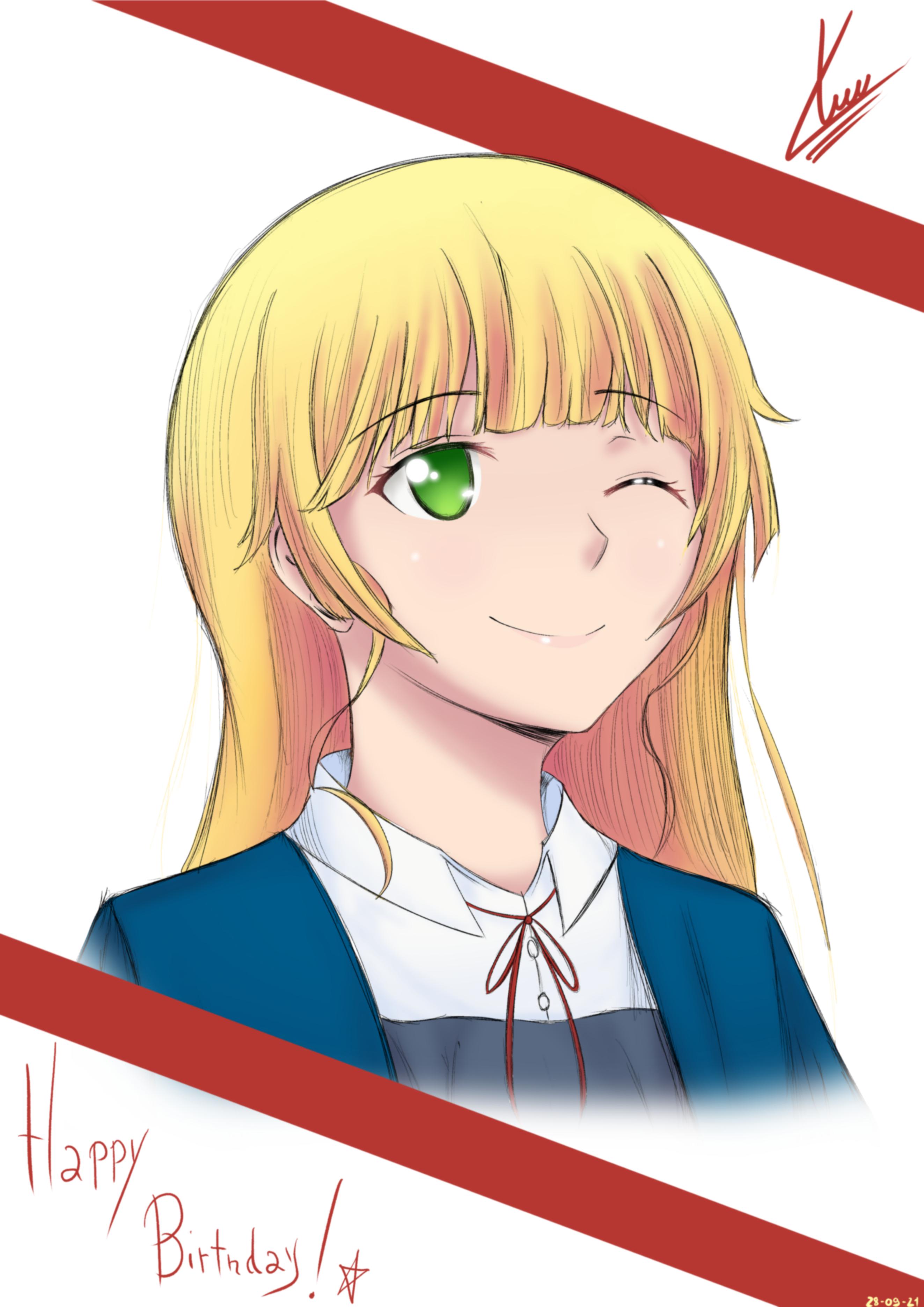 [OC] Happy Birthday Sumire Chan! | Scrolller