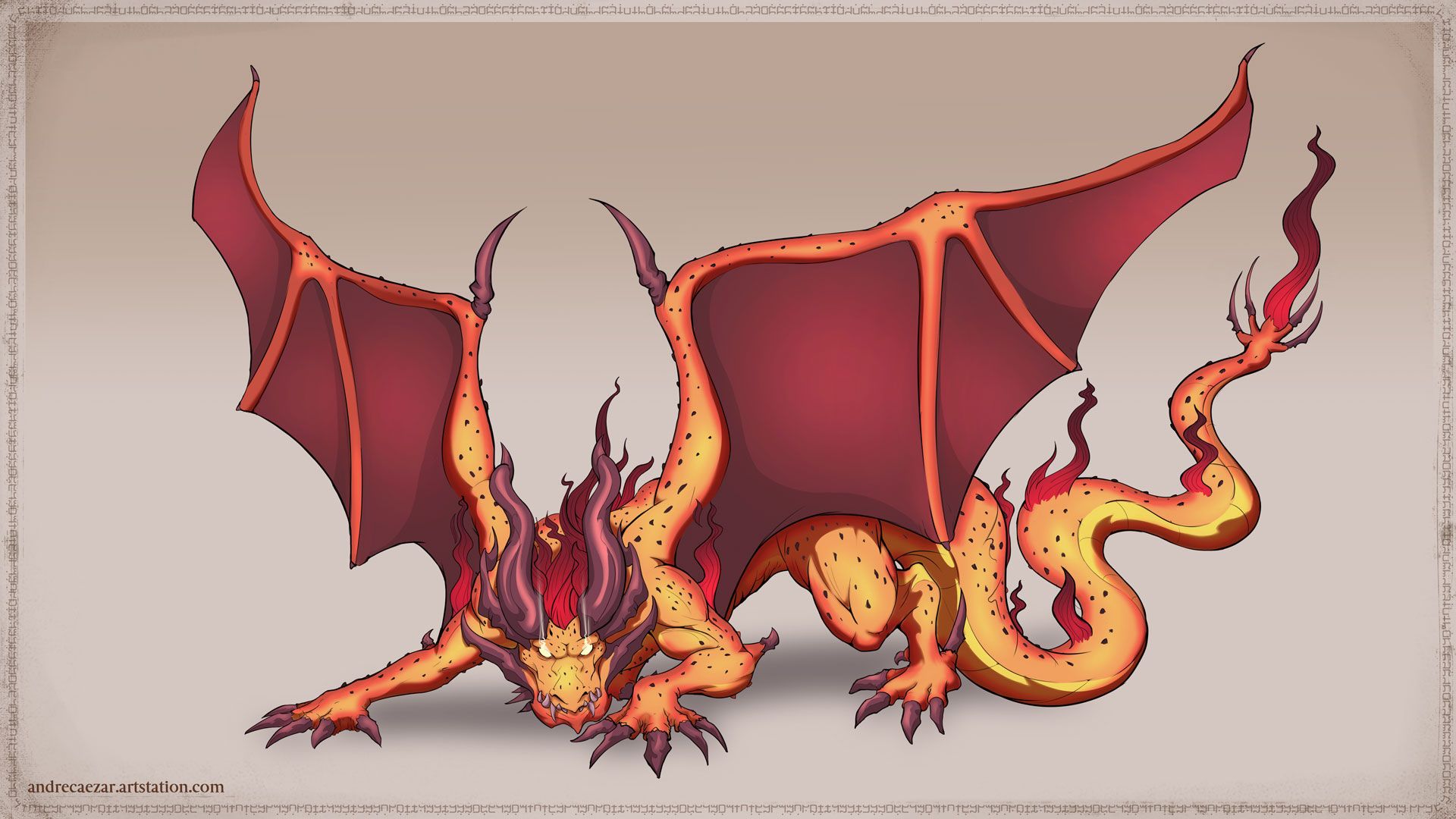 [OC] Karmuri, the Magma Dragon | Scrolller