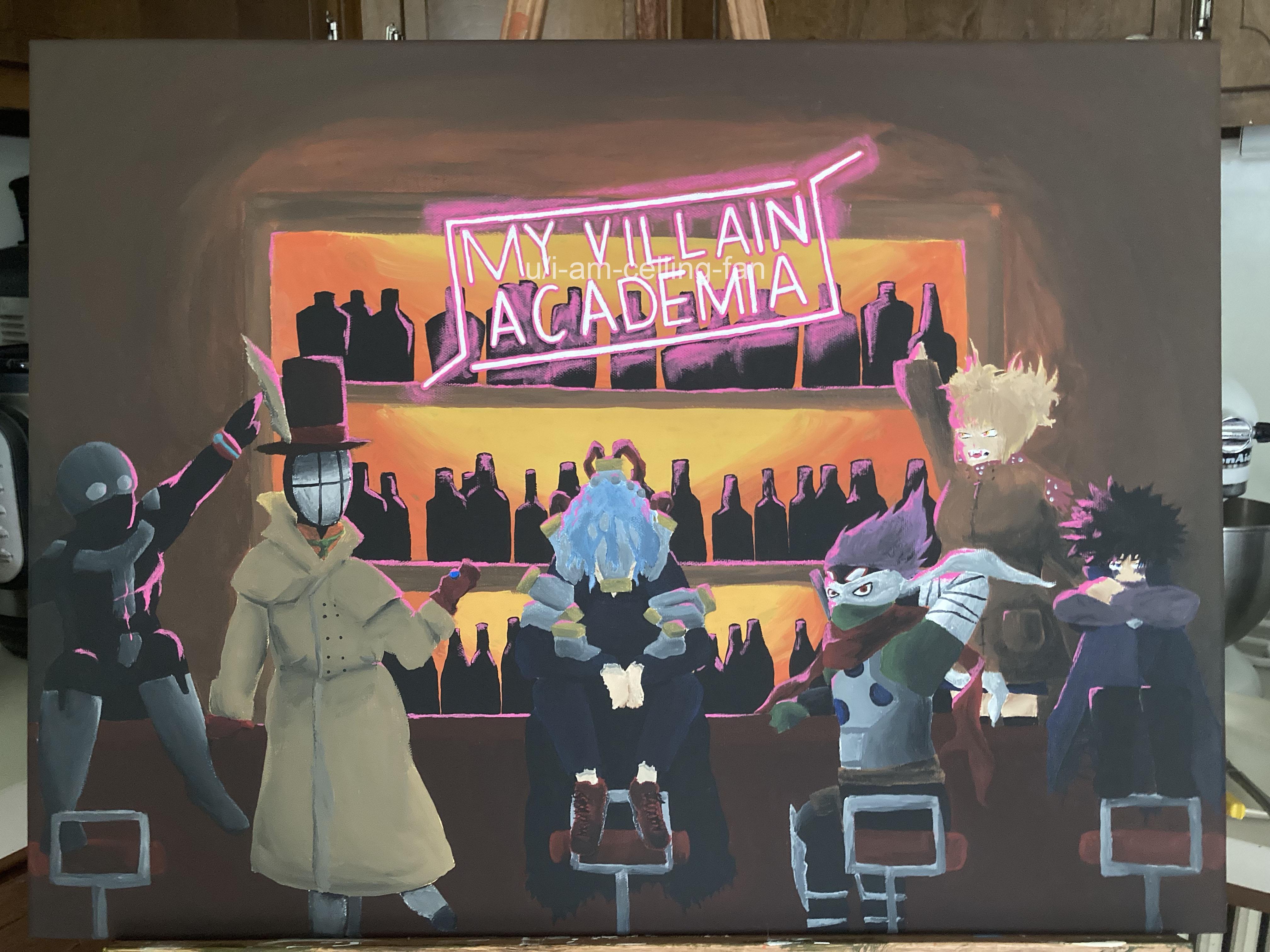 [OC] League of Villains traditional acrylic painting | Scrolller