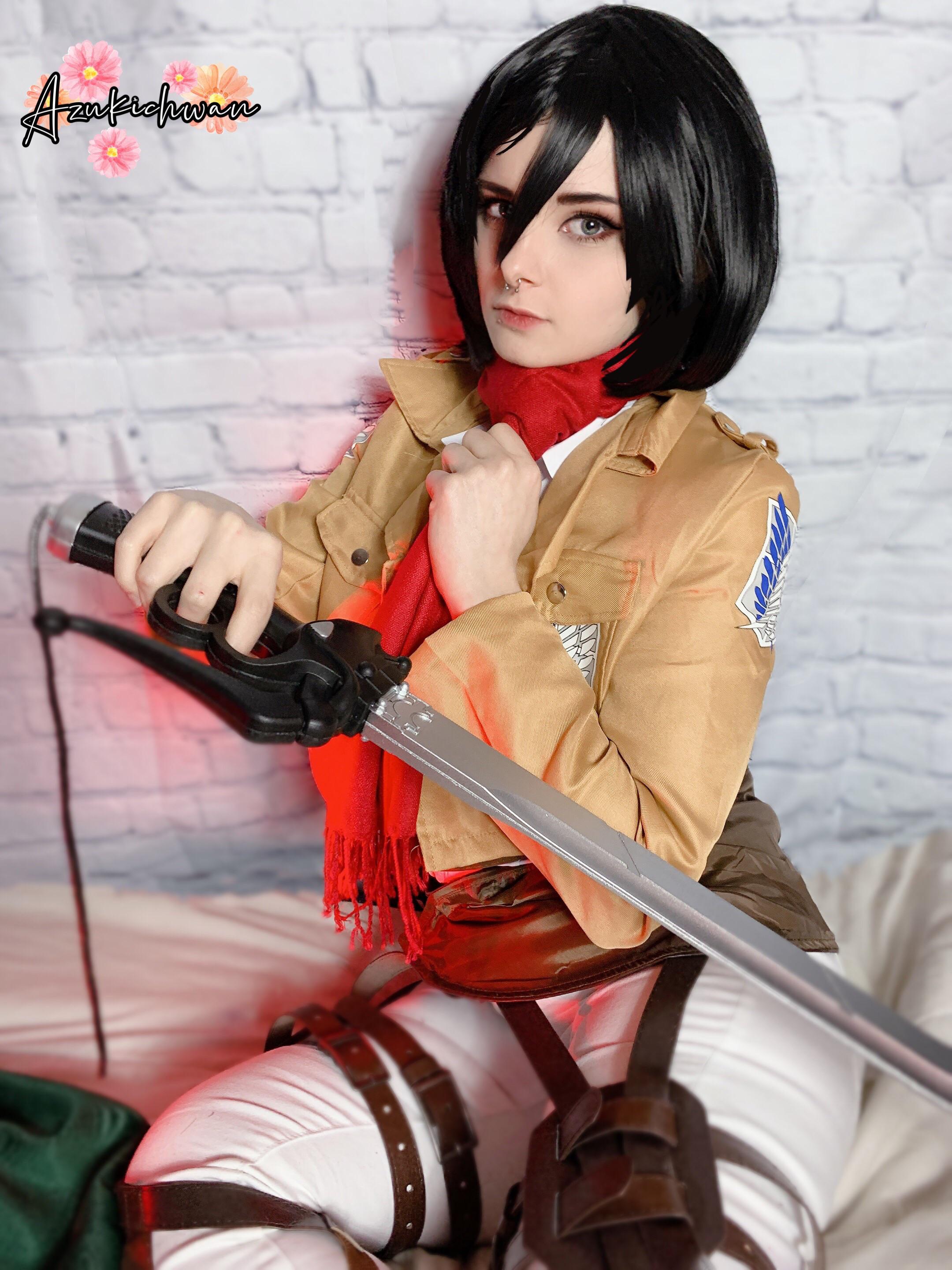 [oc] Mikasa Ackerman By Azukichwan | Scrolller