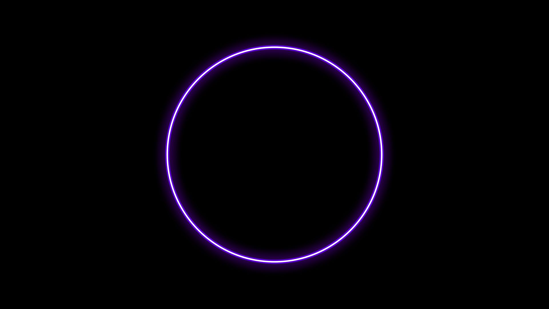 [OC/Photoshop] A Simple Yet Nice Neon Circle Wallpaper (1920x1080) | Scrolller