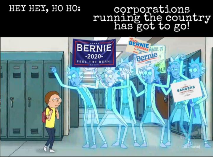 Oc Rick Sanchez for Bernie | Scrolller