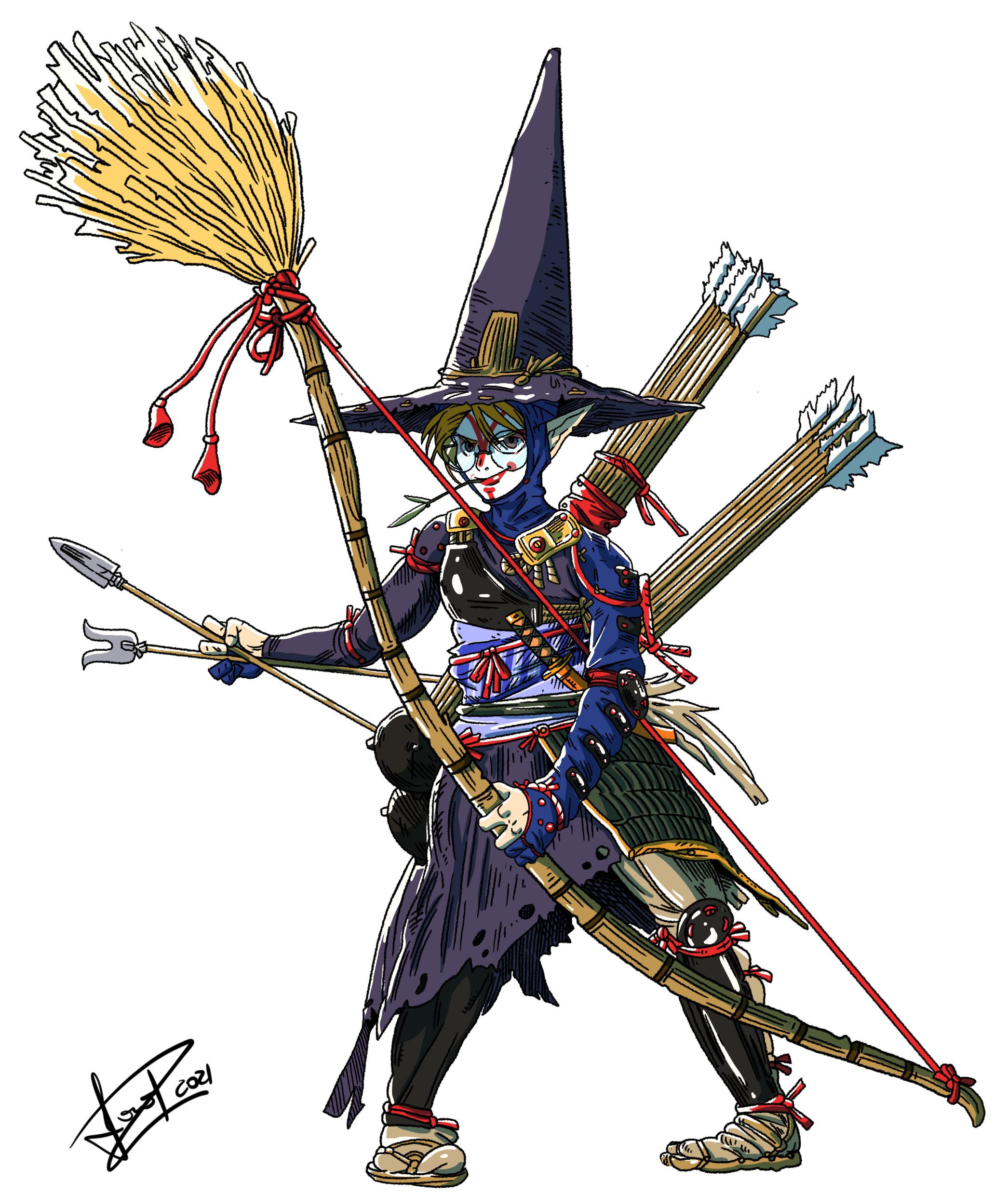 [OC] Samurai Witch, the archer one | Scrolller