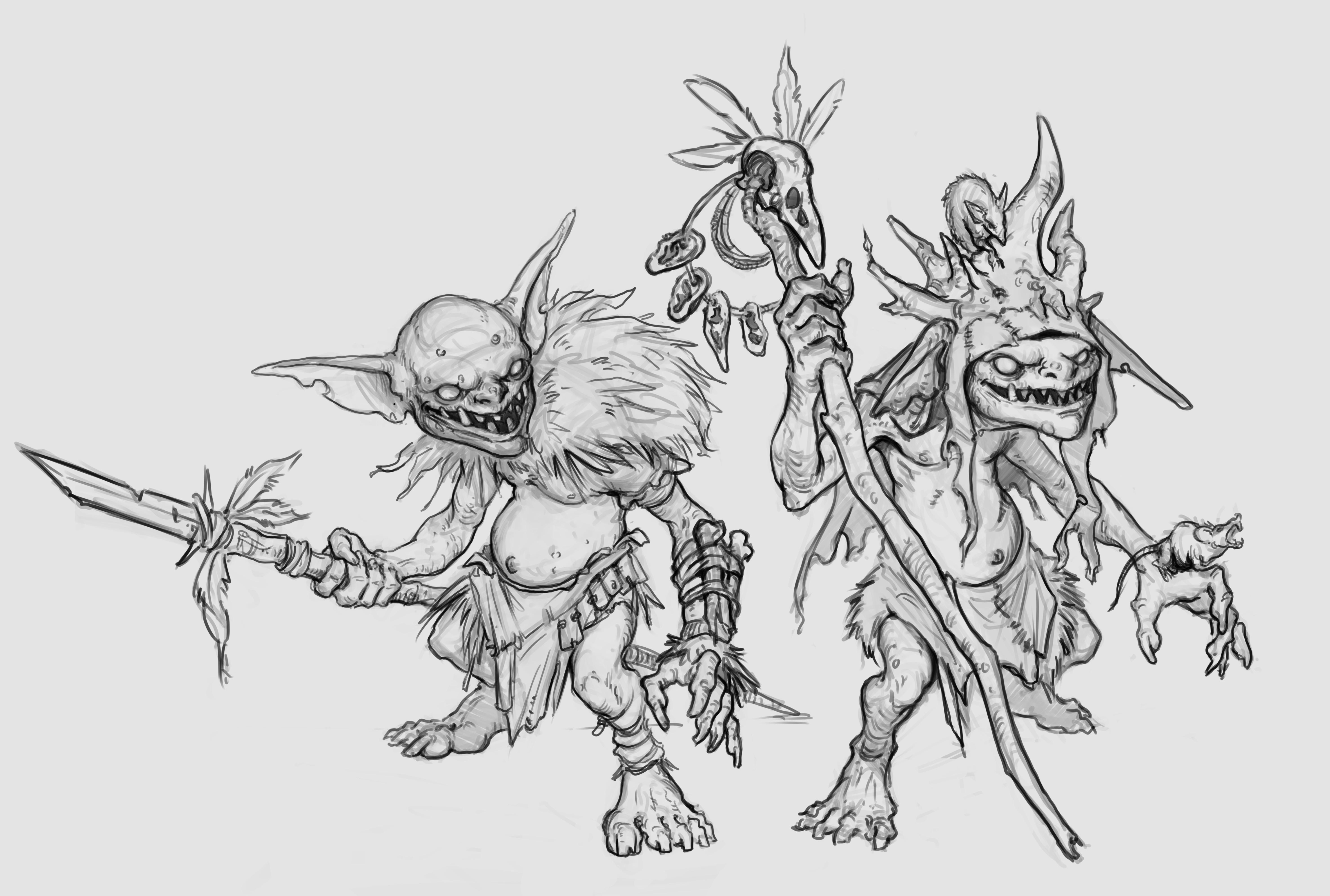 [OC] some goblin sketches | Scrolller