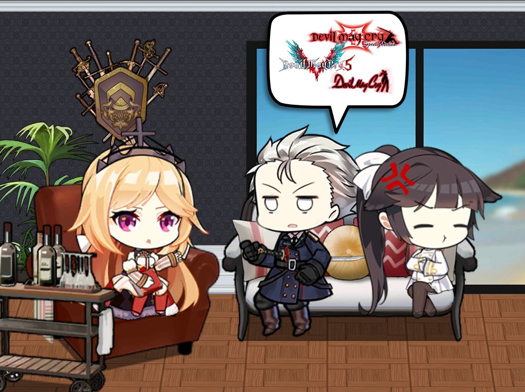 [OC] Takao and Vergil Marriage Counseling with Richielieu (DMC x AL) Crossover | Scrolller