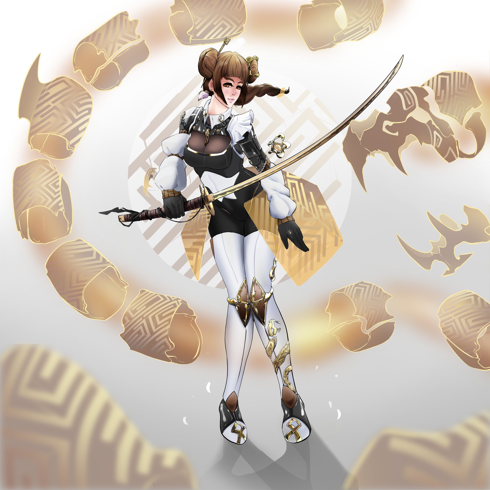 [OC] The first entry for my character design portfolio, inspired by the ...