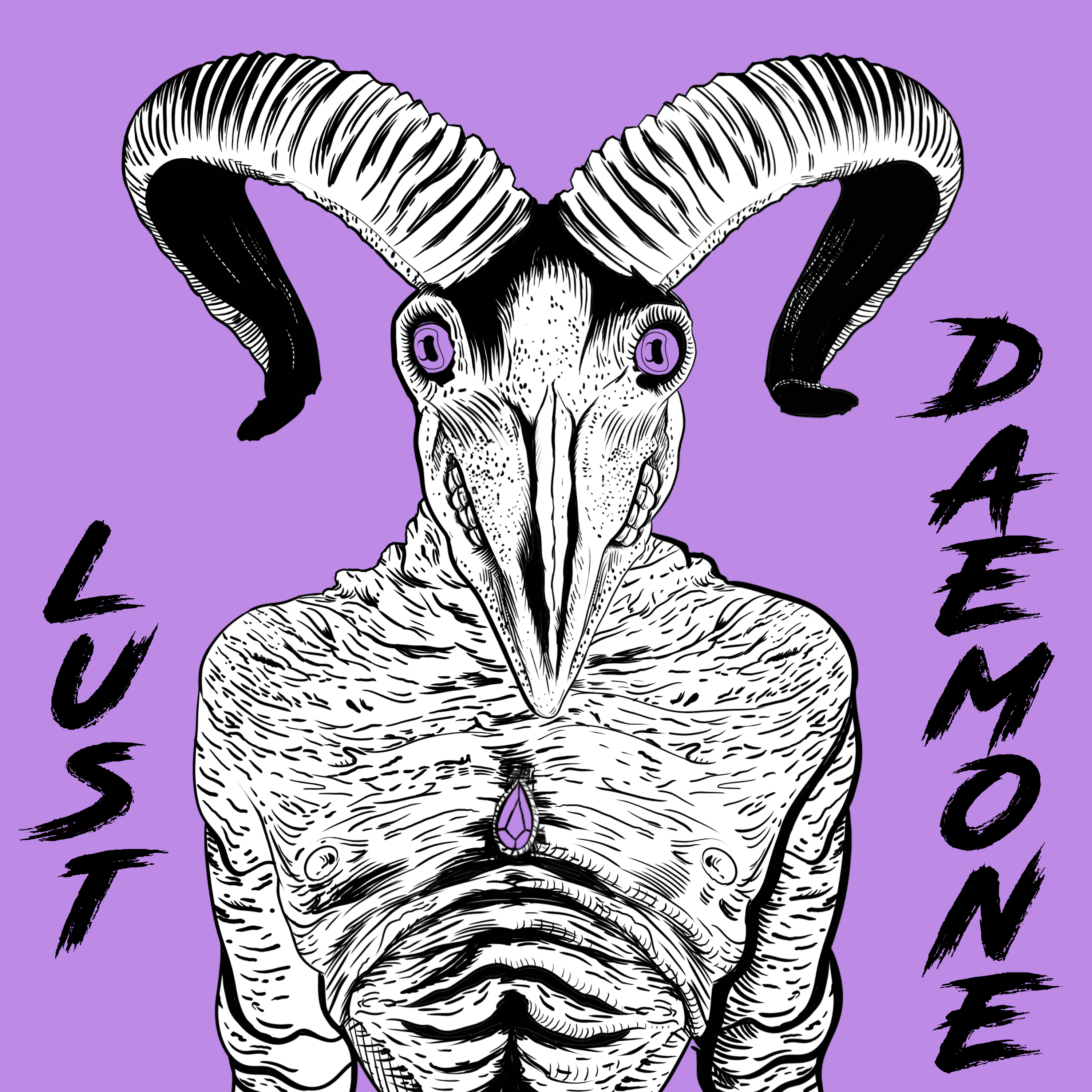 [OC] The Lust Daemone. A creature from the bestiary I'm creating. More ...