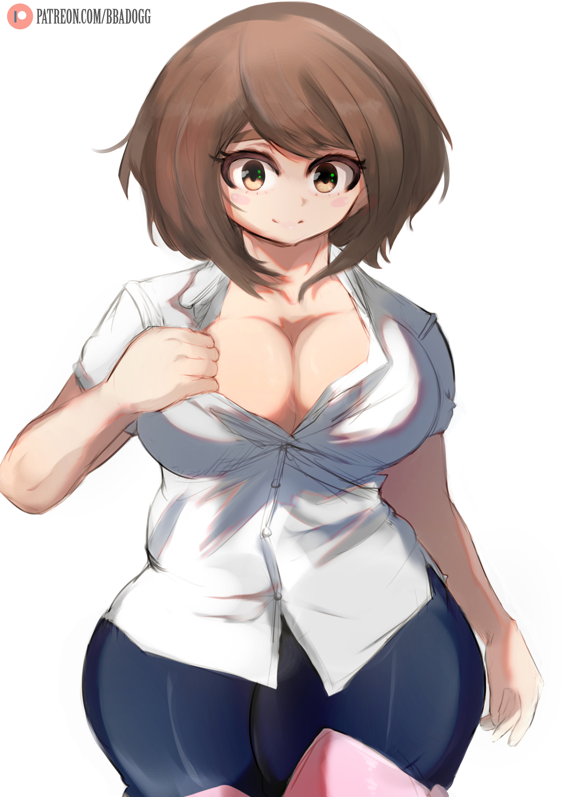 Busty Ochako [Bbadogg] | Scrolller