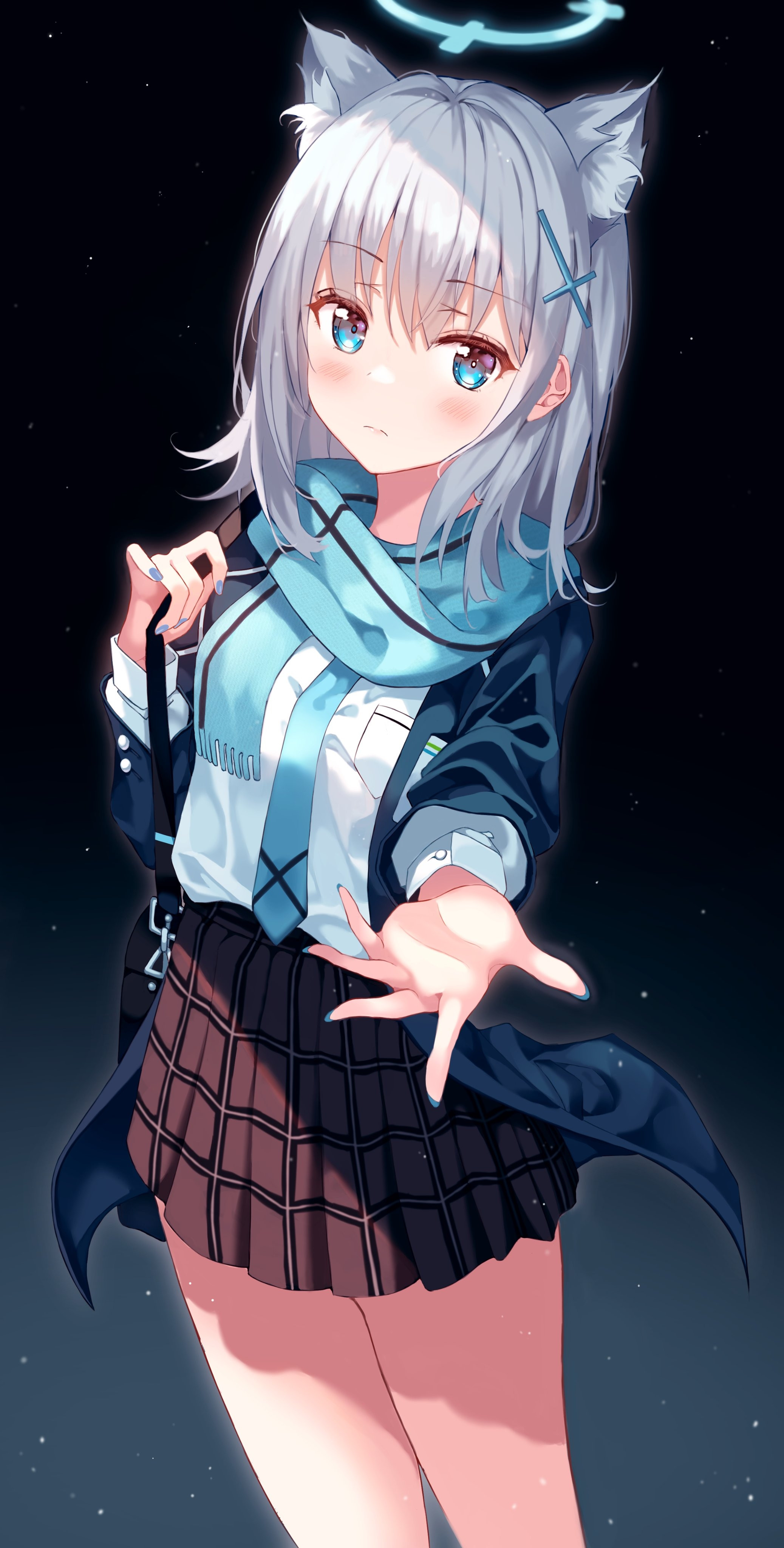 Offering her Hand [Blue Archive] | Scrolller