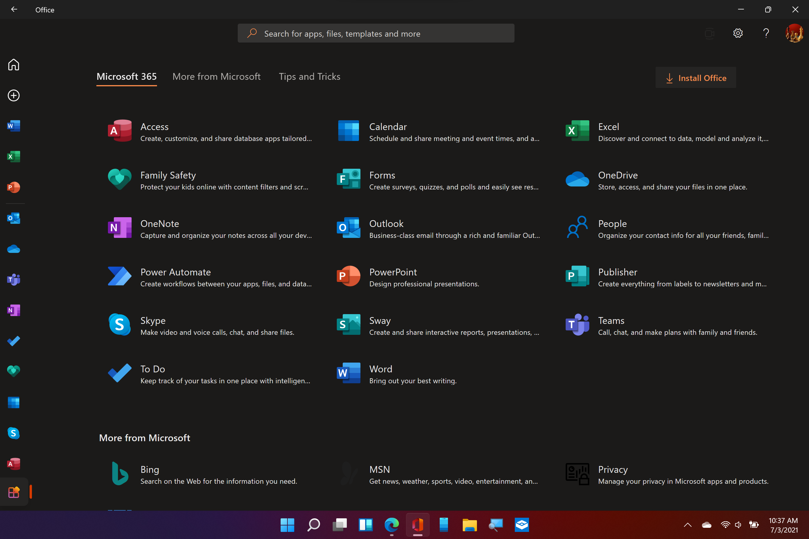 Office App perfectly matches Windows 11 aesthetic | Scrolller
