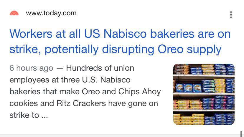 Oh no! Won’t someone think of the Oreos?! | Scrolller