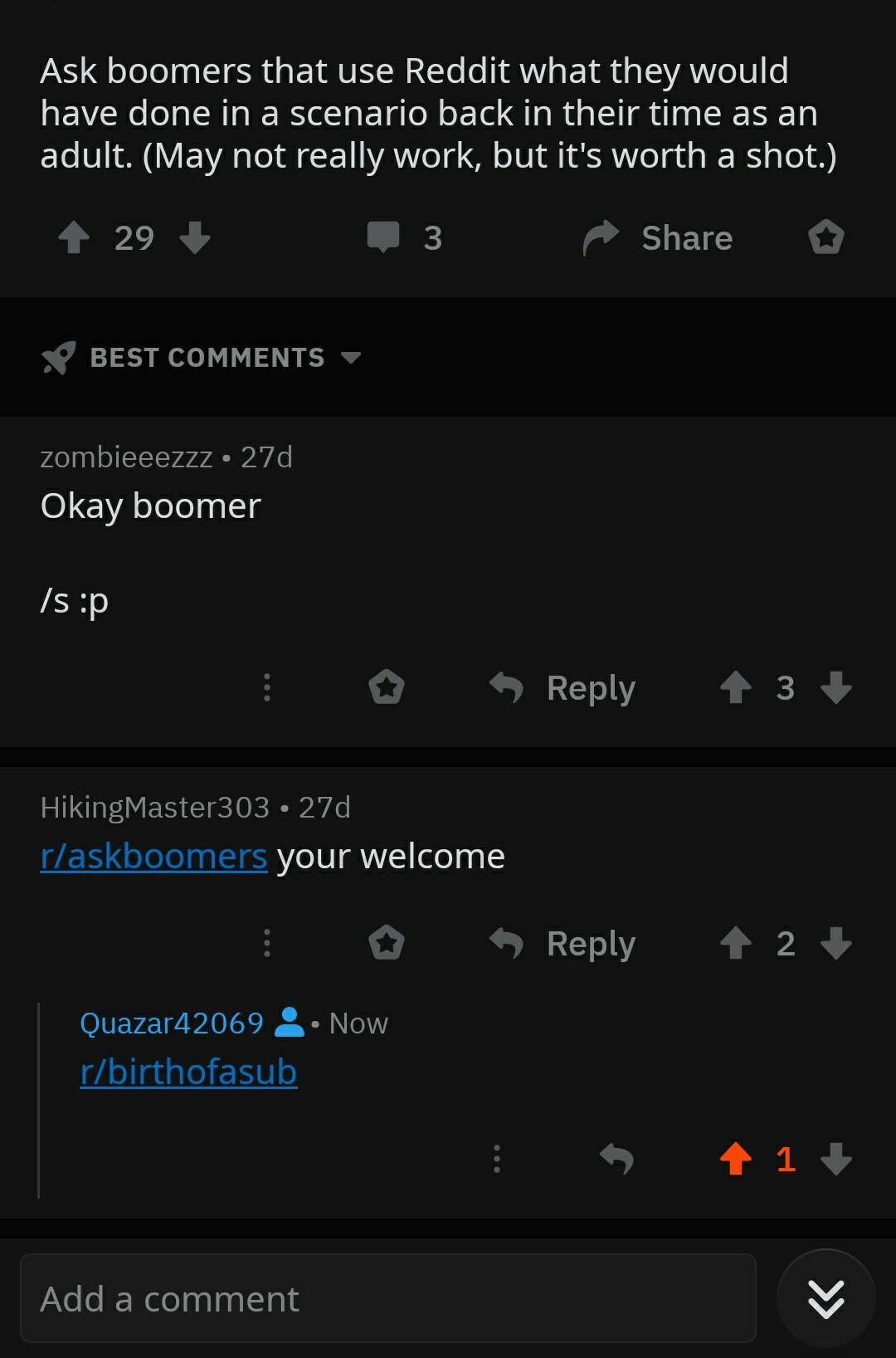 Ok boomer | Scrolller