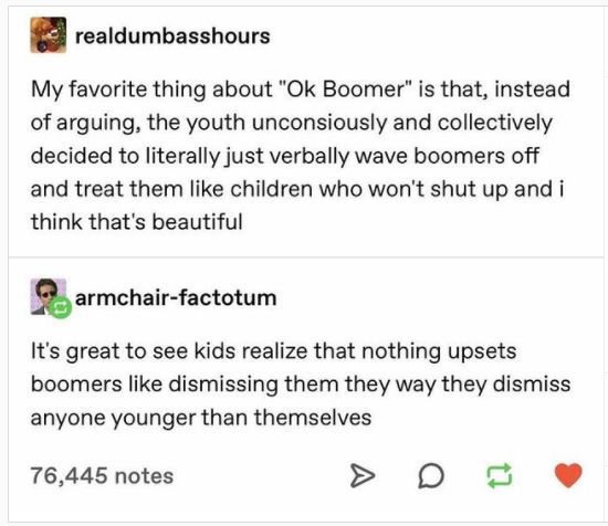 ok boomer | Scrolller