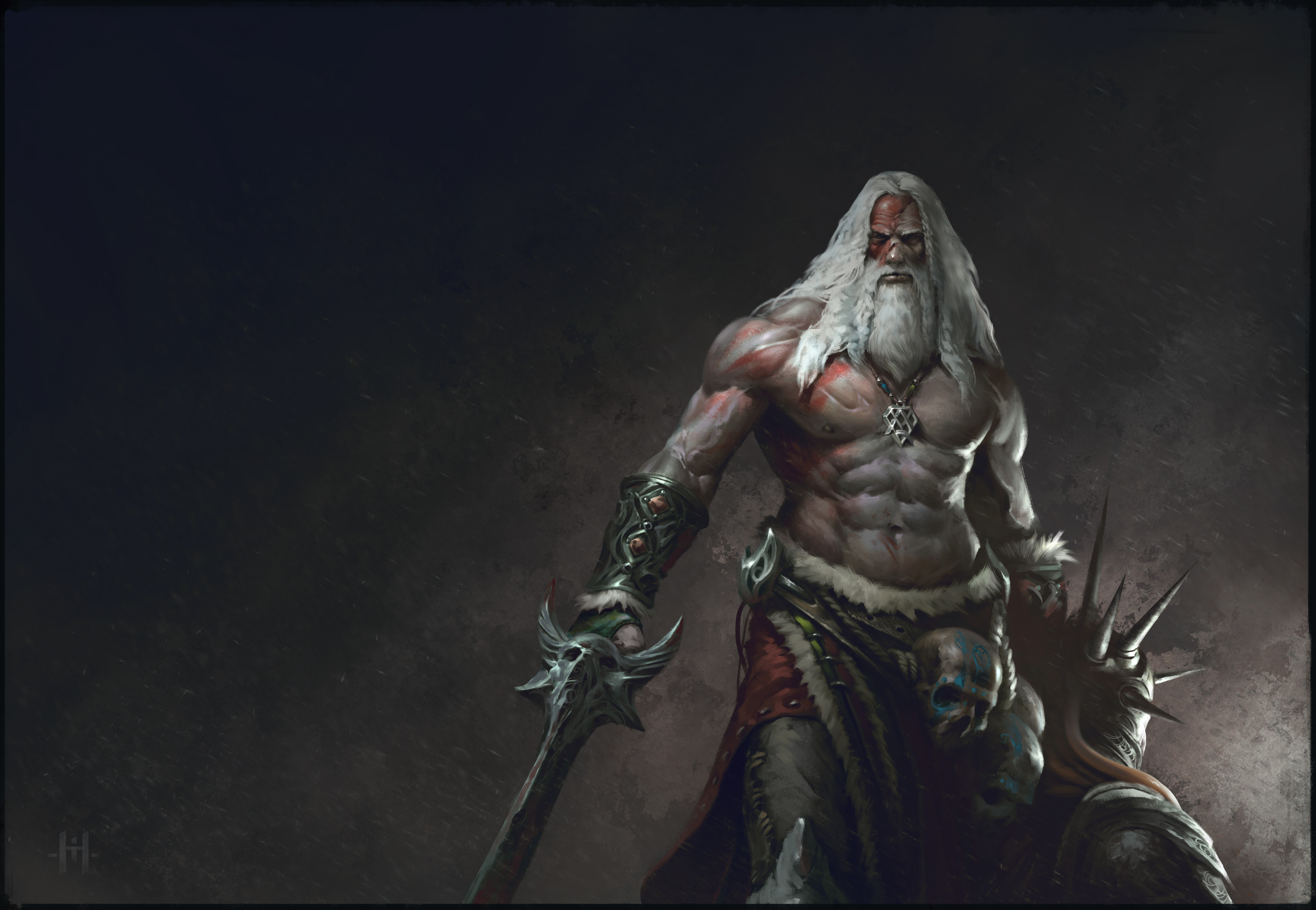 Old Barbarian by Max Kostin | Scrolller