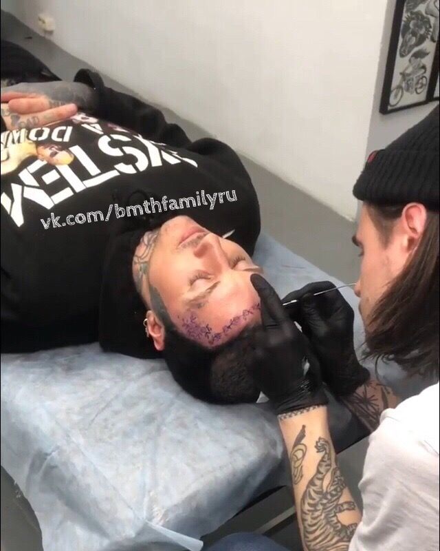 Oli face tattoo | Scrolller