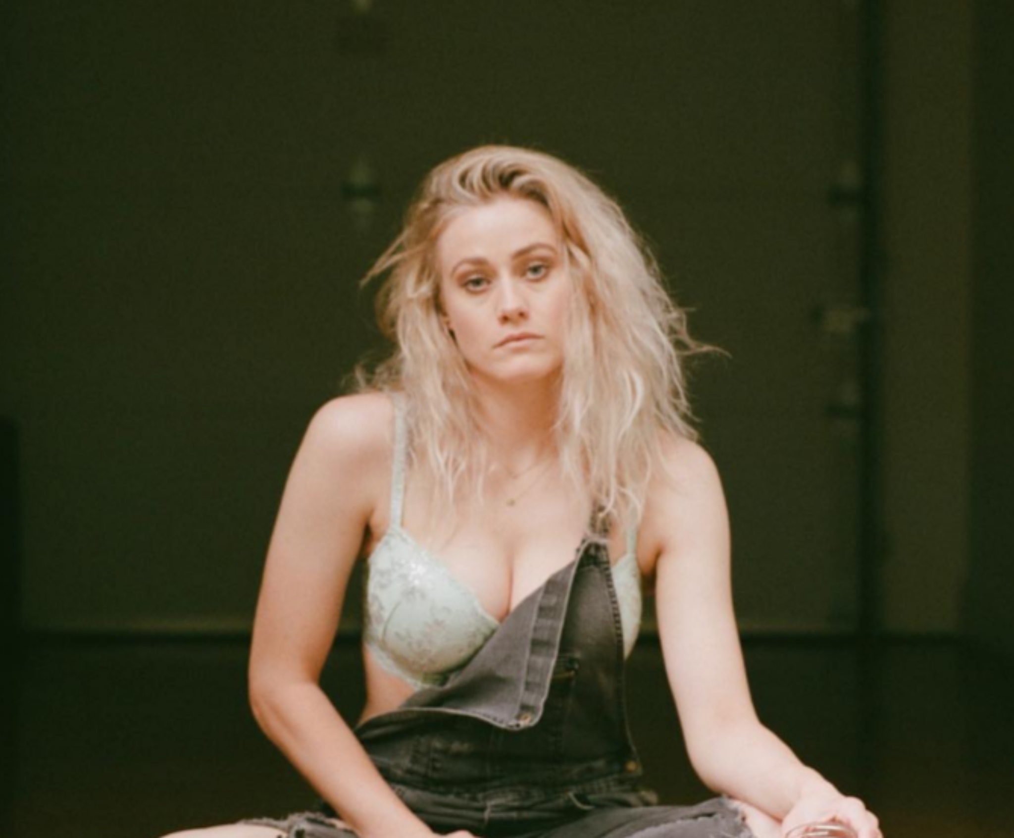 Olivia Taylor Dudley - Bra & overalls | Scrolller