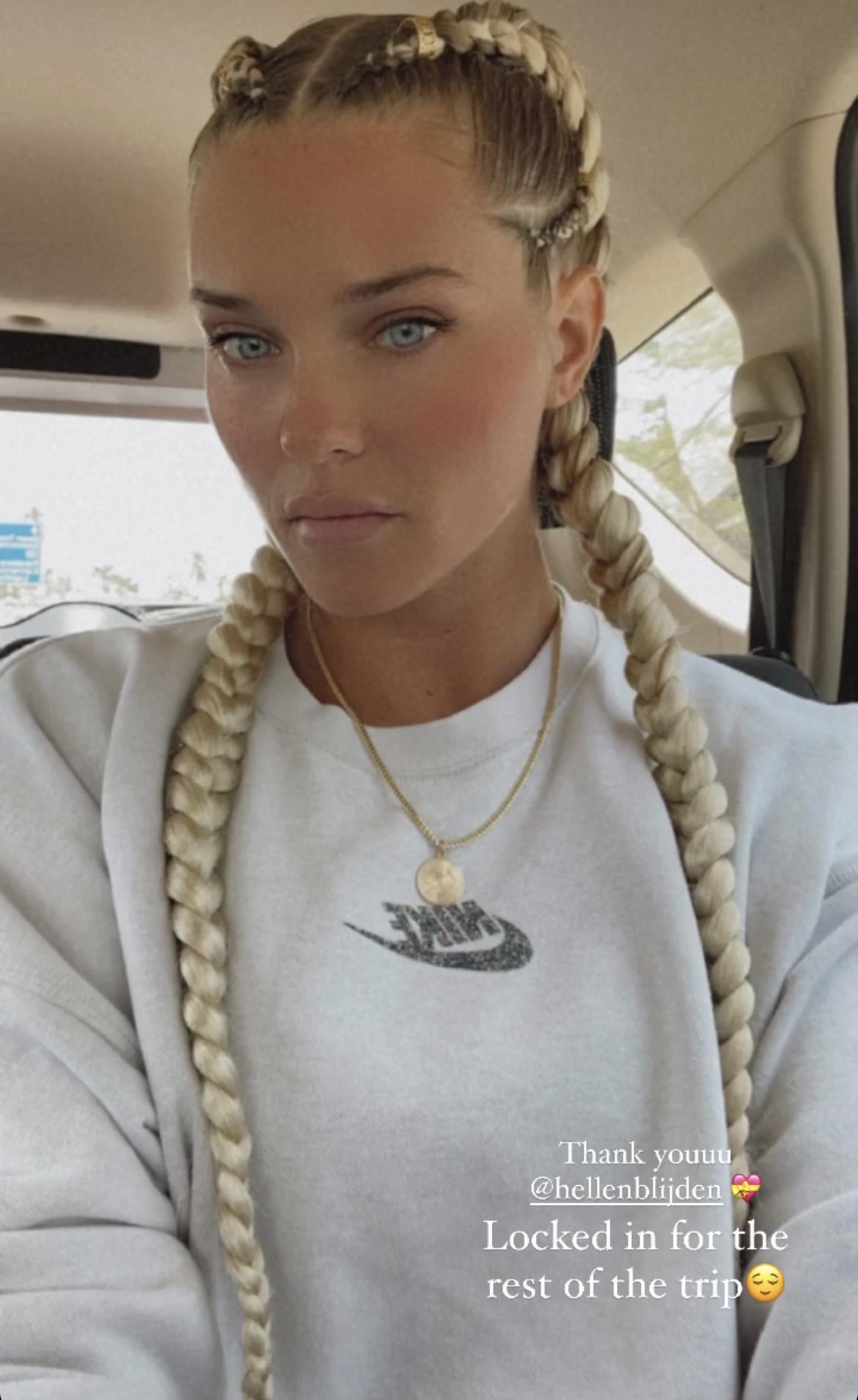 Olympian Alysha Newman with boxer braids | Scrolller