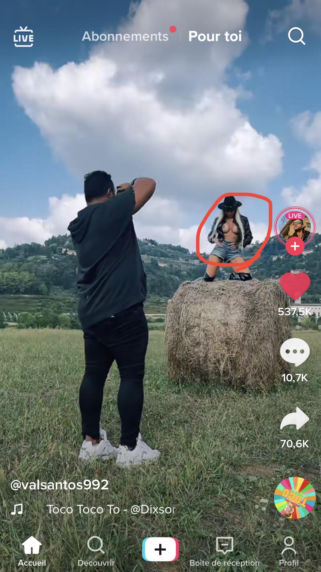 Omg we see her boobs !! | Scrolller