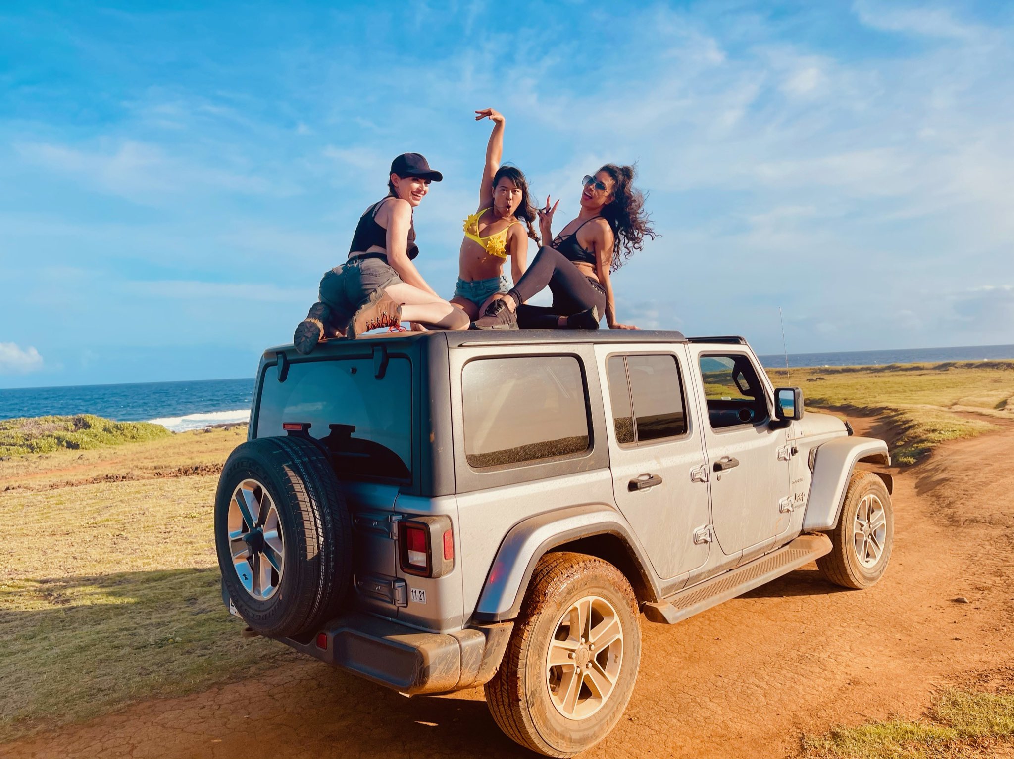 On a jeep with Goddess Tangent and Astro Domina | Scrolller