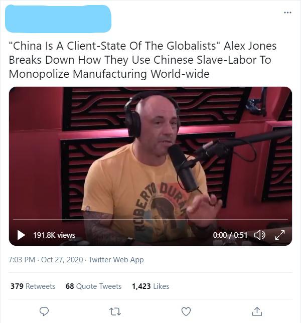 On Joe Rogan ofc | Scrolller