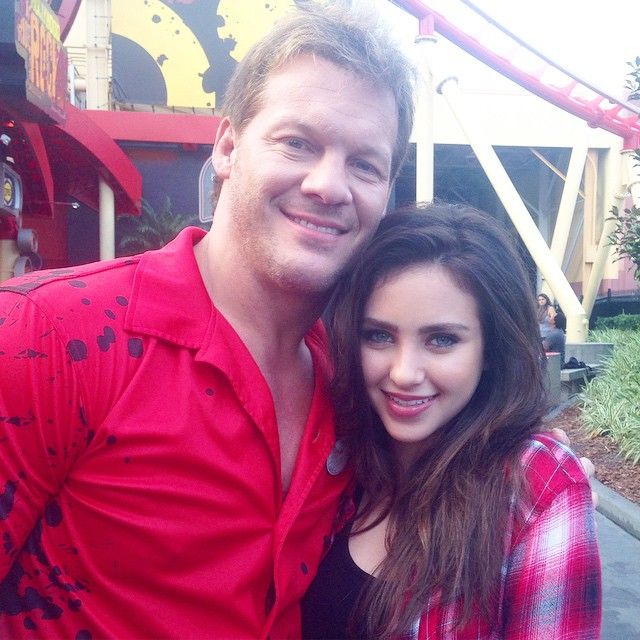 On set w/ Chris Jericho. | Scrolller