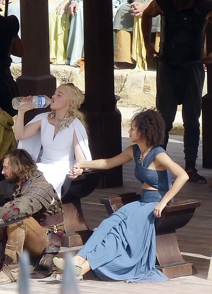 On the set of Game of Thrones | Scrolller