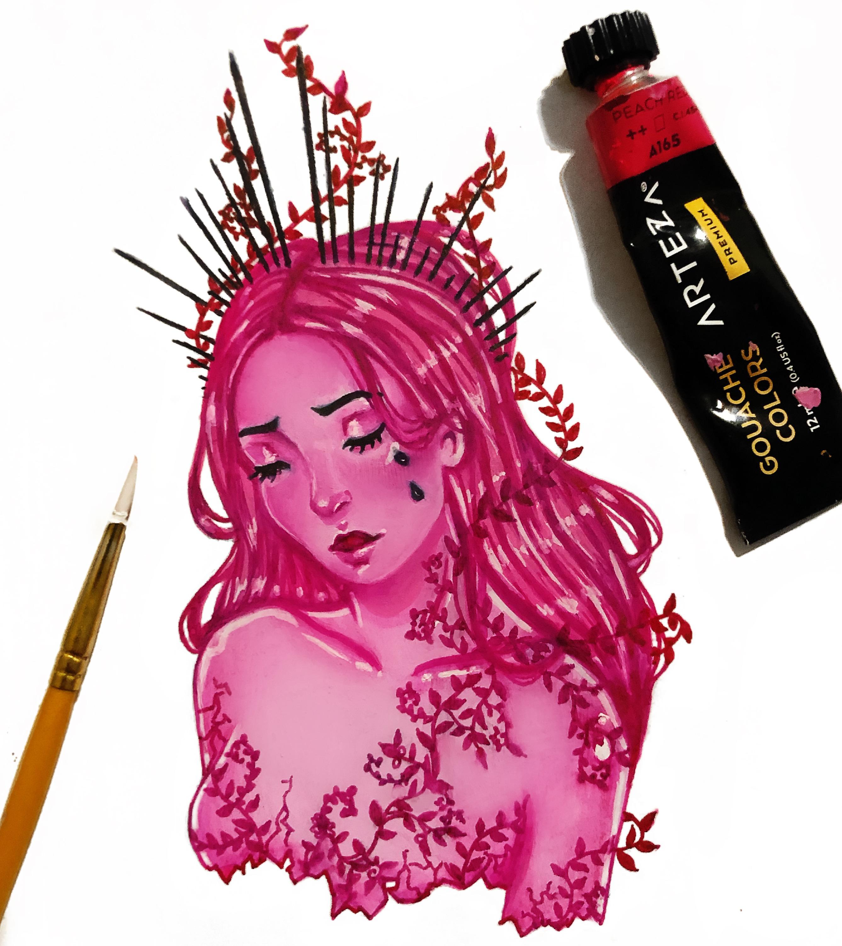 one emotionally pained queen on the underworld, comin right up (ig:zayatz_artwork) | Scrolller