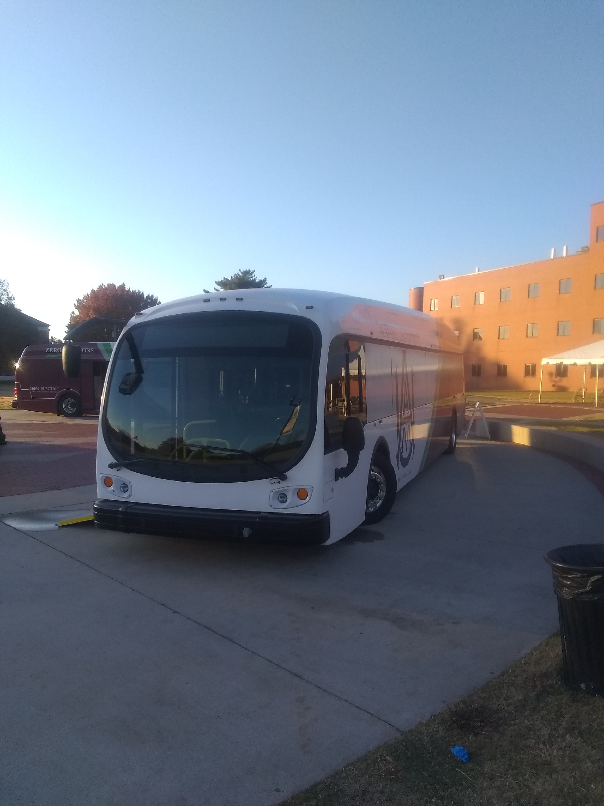 One of A&M' s new electric buses | Scrolller