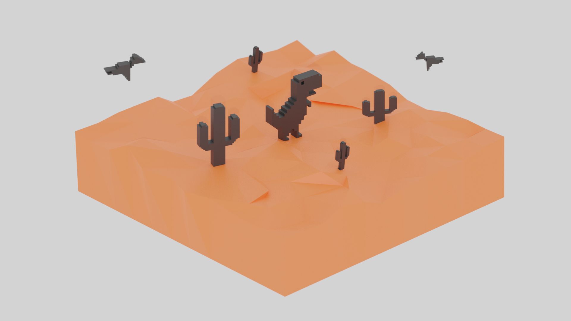 one of my first atempts in low poly. | Scrolller