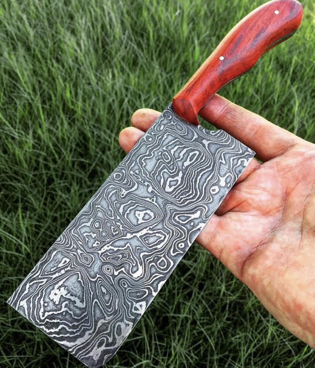 One of my first Damascus blades | Scrolller