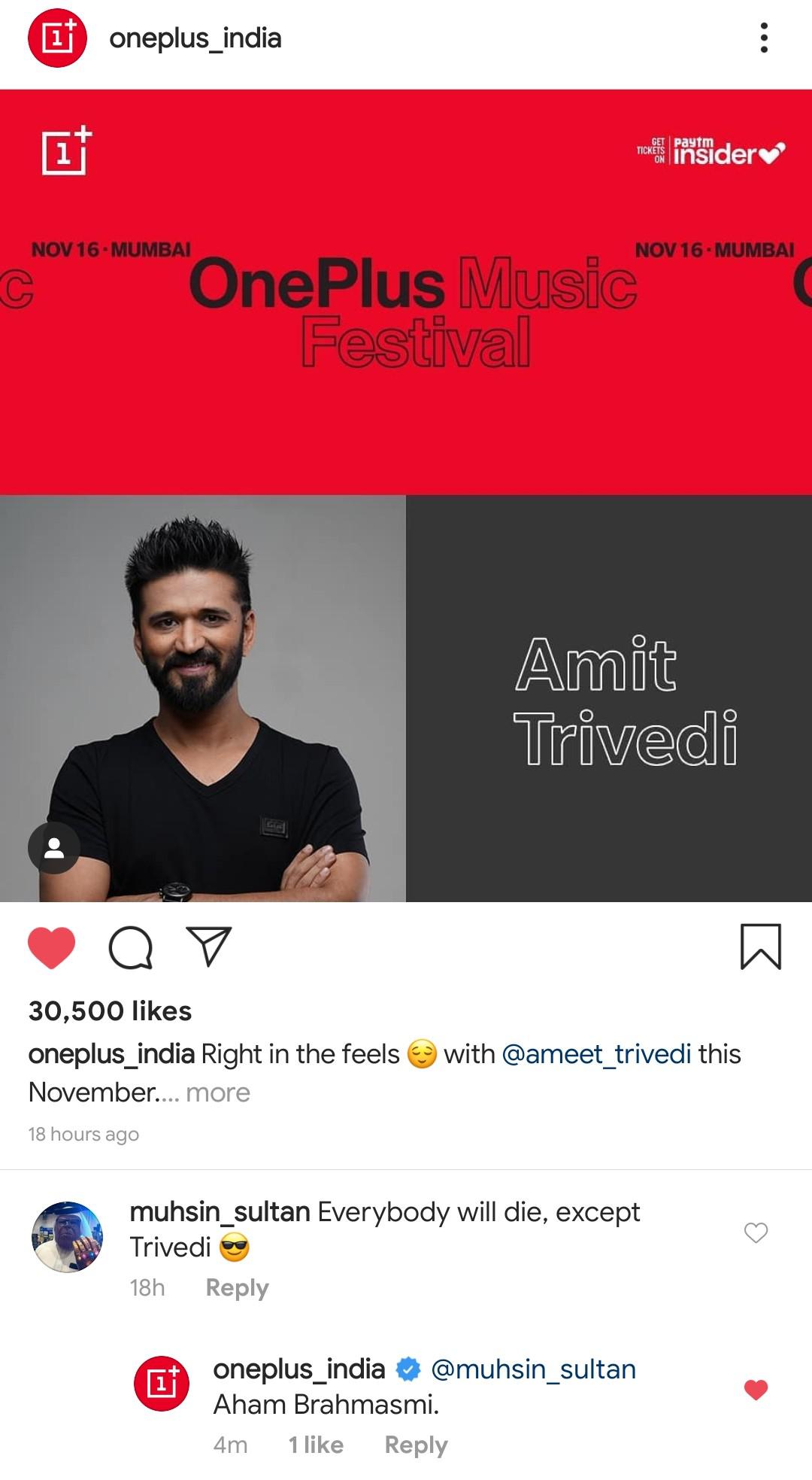 OnePlus knows what's up 😉 | Scrolller