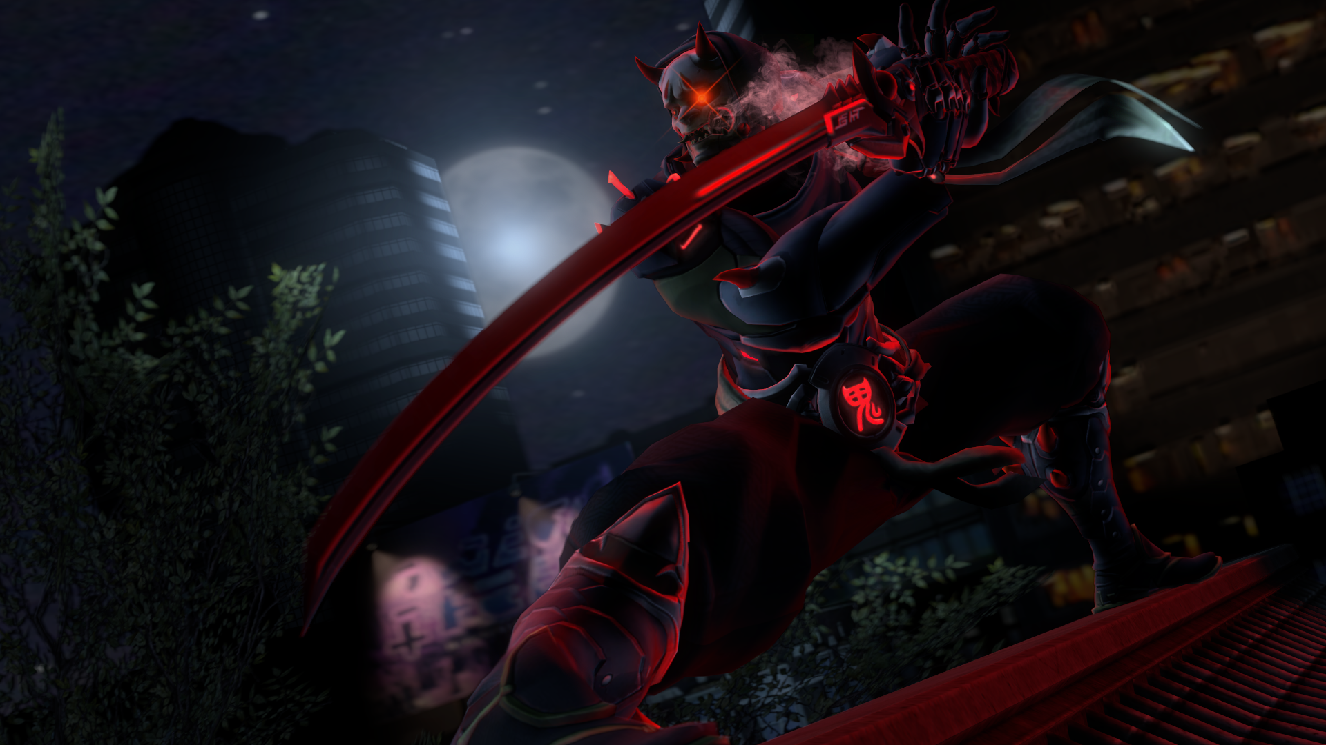 Oni genji (tried some forced perspective) | Scrolller