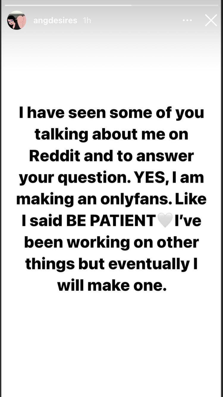 Only Fans announcement. Also acknowledges the subreddit. | Scrolller