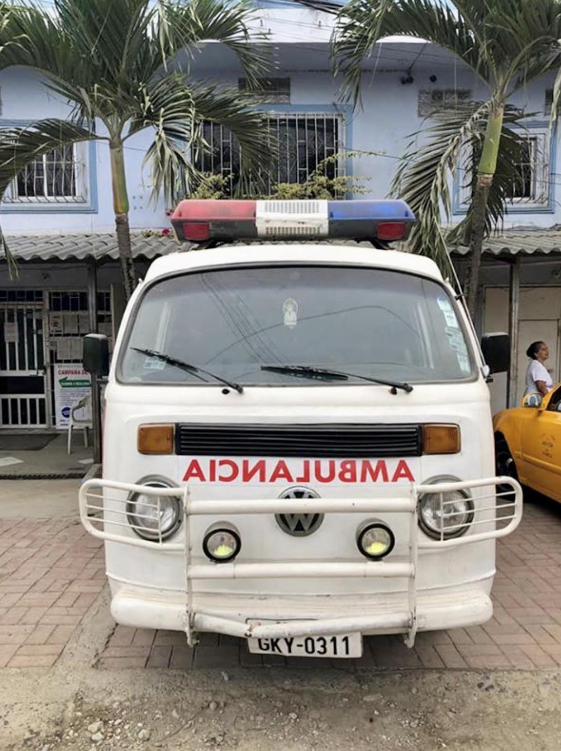 Only in Ecuador would you see a VW Bus used as an Ambulance | Scrolller