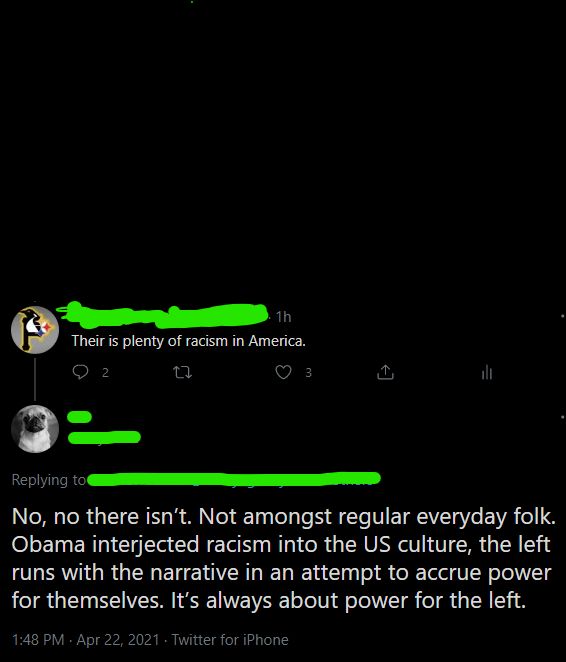 Only the left is racist. s/ | Scrolller