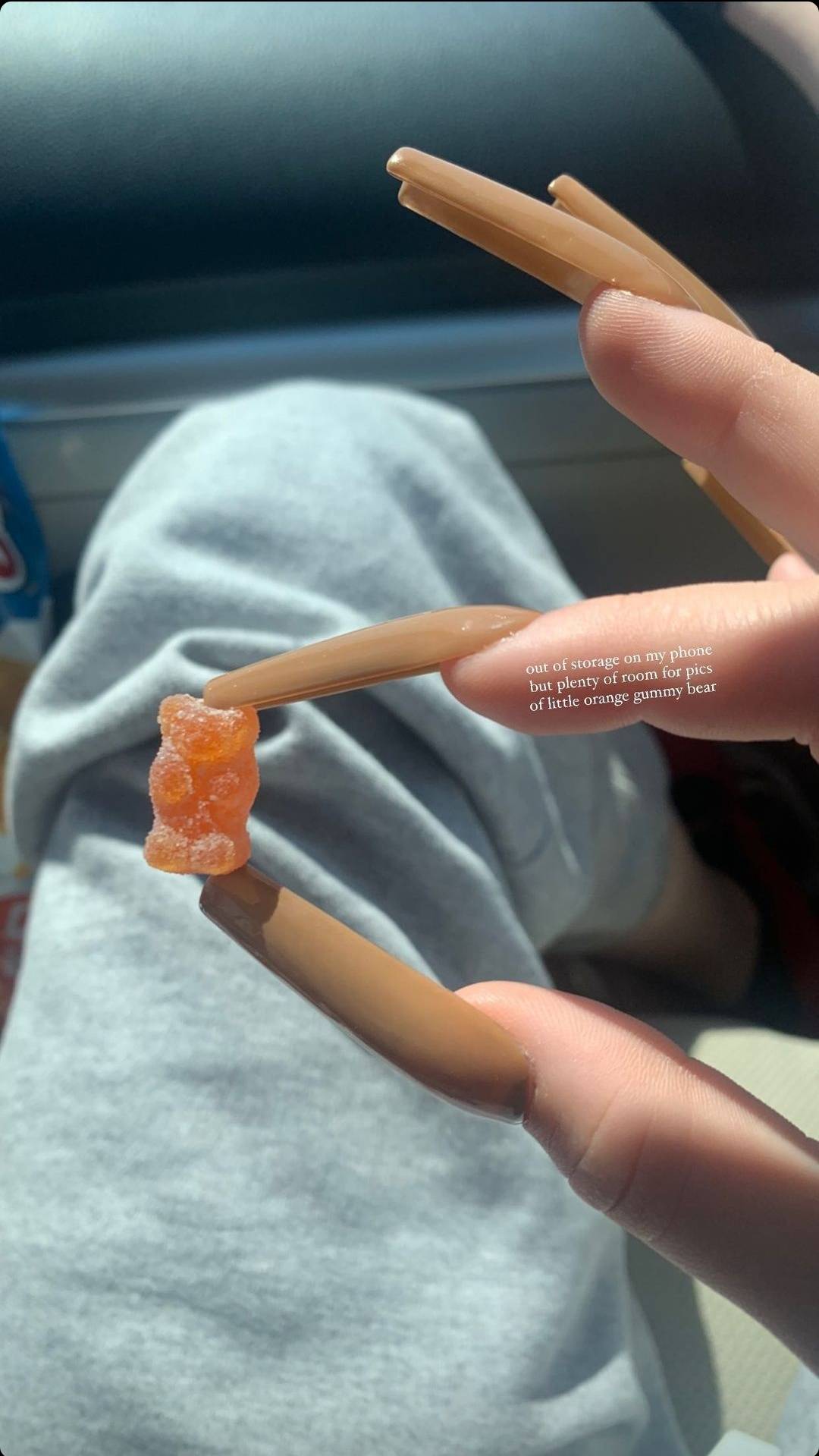 Orange gummy bear | Scrolller