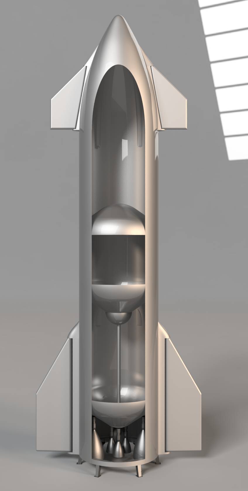 Orbital Starship render | Scrolller