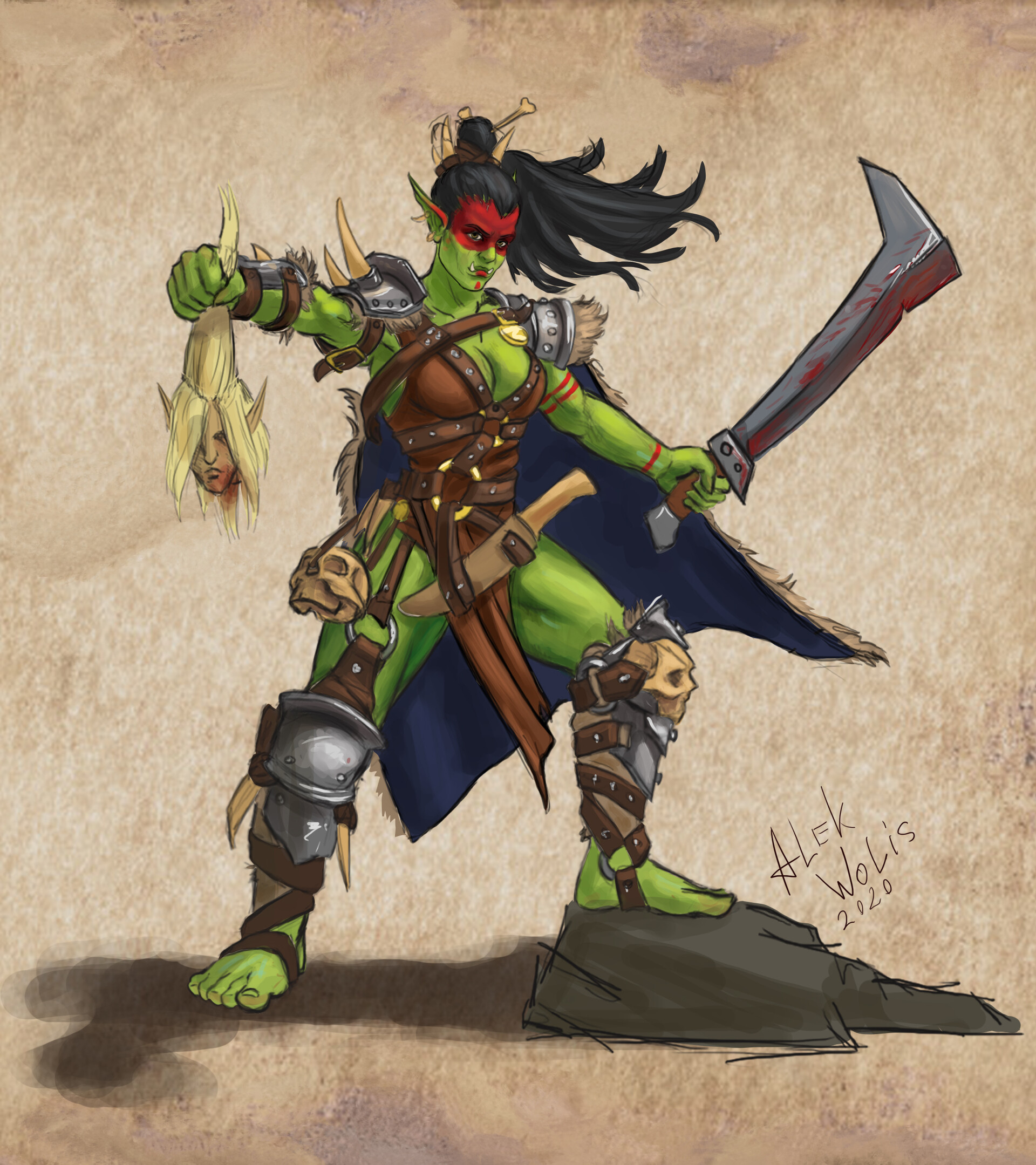 Orc by Alek Wolis | Scrolller