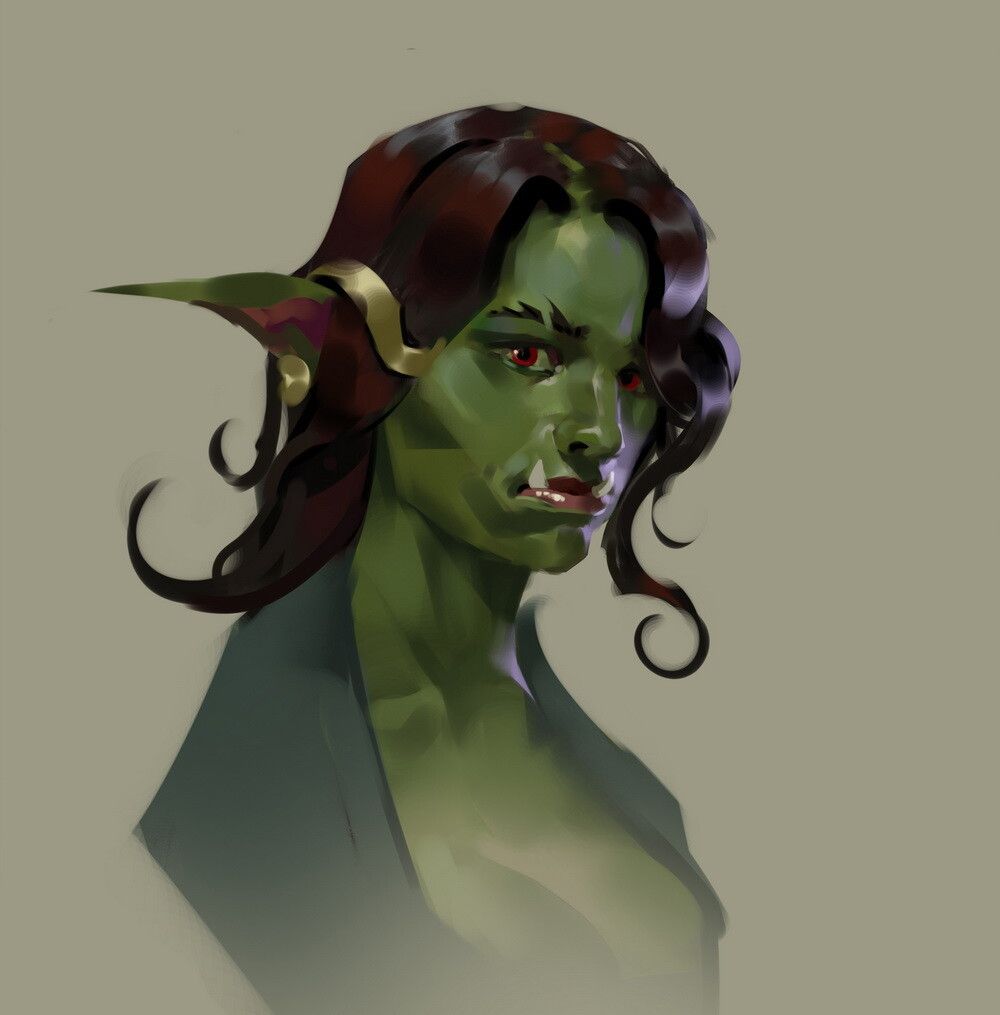 Orc Girl by Mikhail Palamarchuk | Scrolller