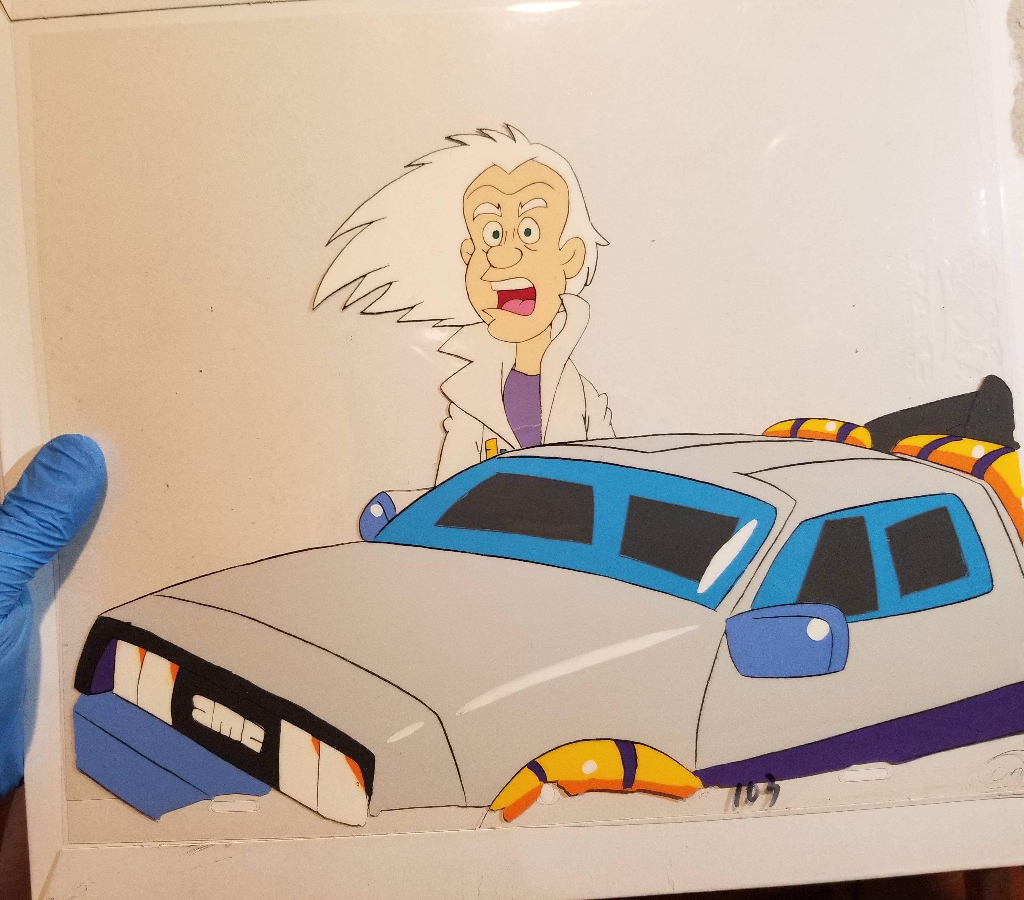 Original Animation cel from Back To The Future the Animated series! Will post more if interested ...