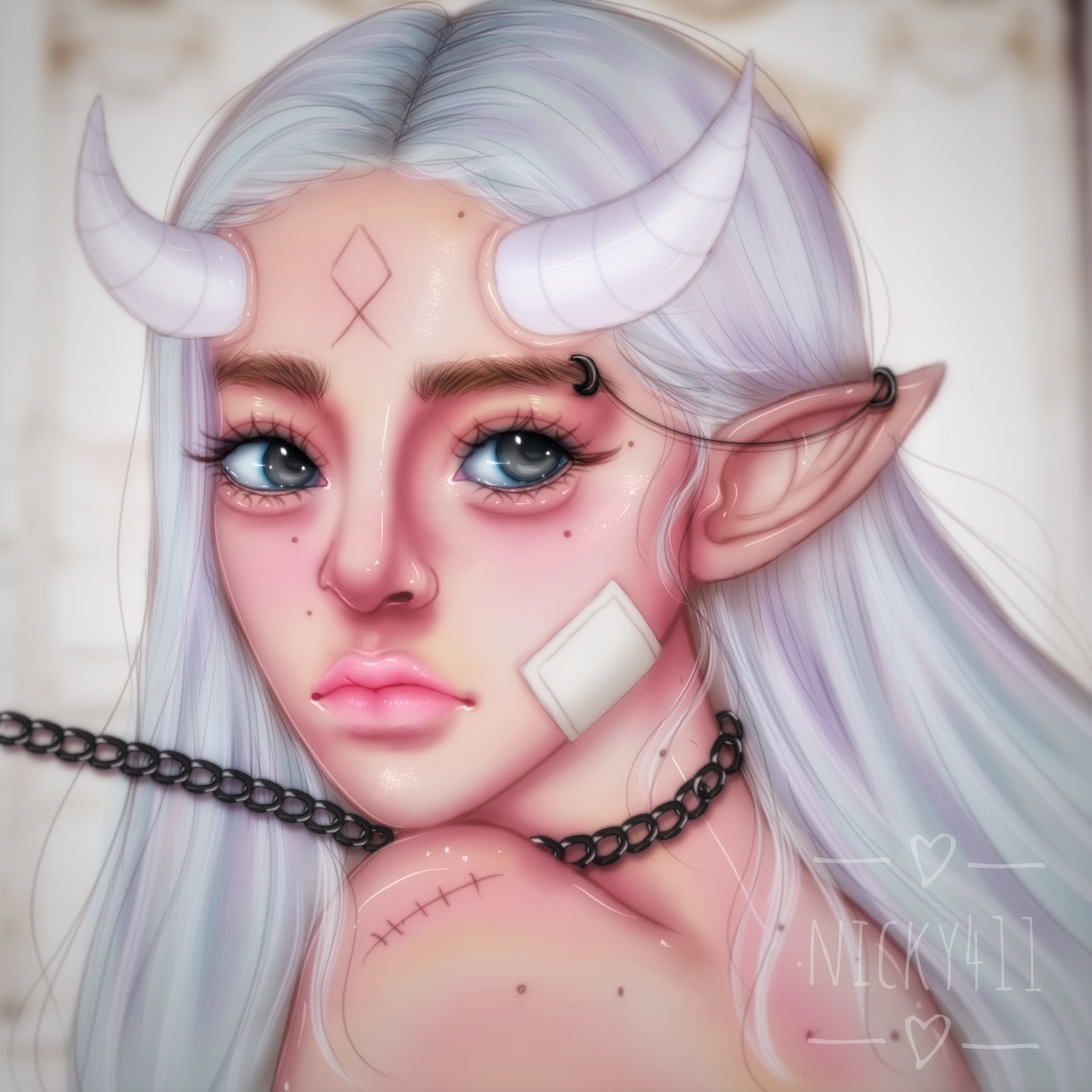 Original horned elf character, by Me | Scrolller