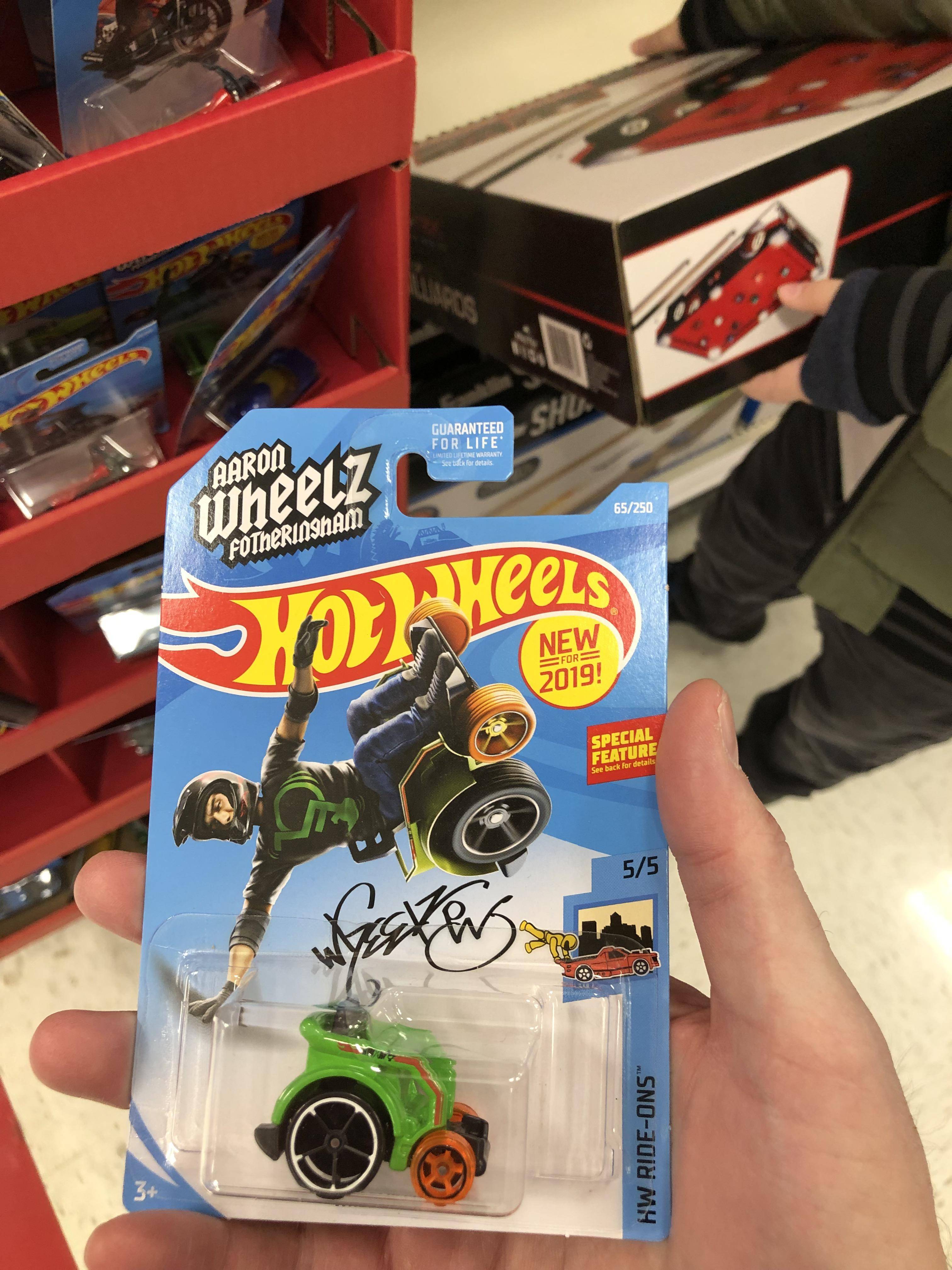 Our boy Aaron got his own Hot Wheels! | Scrolller