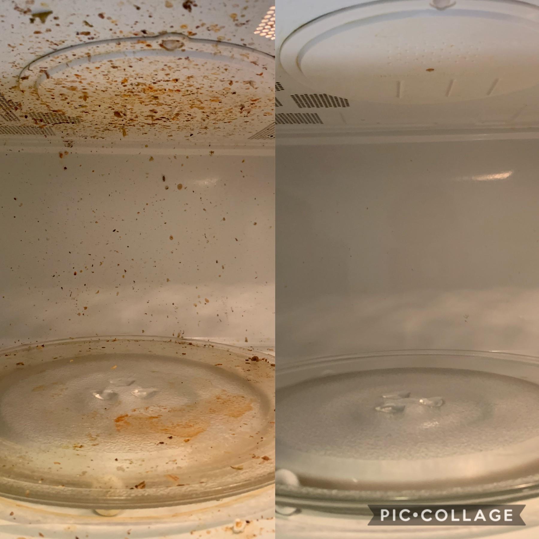 Our microwave was in need of some serious TLC | Scrolller