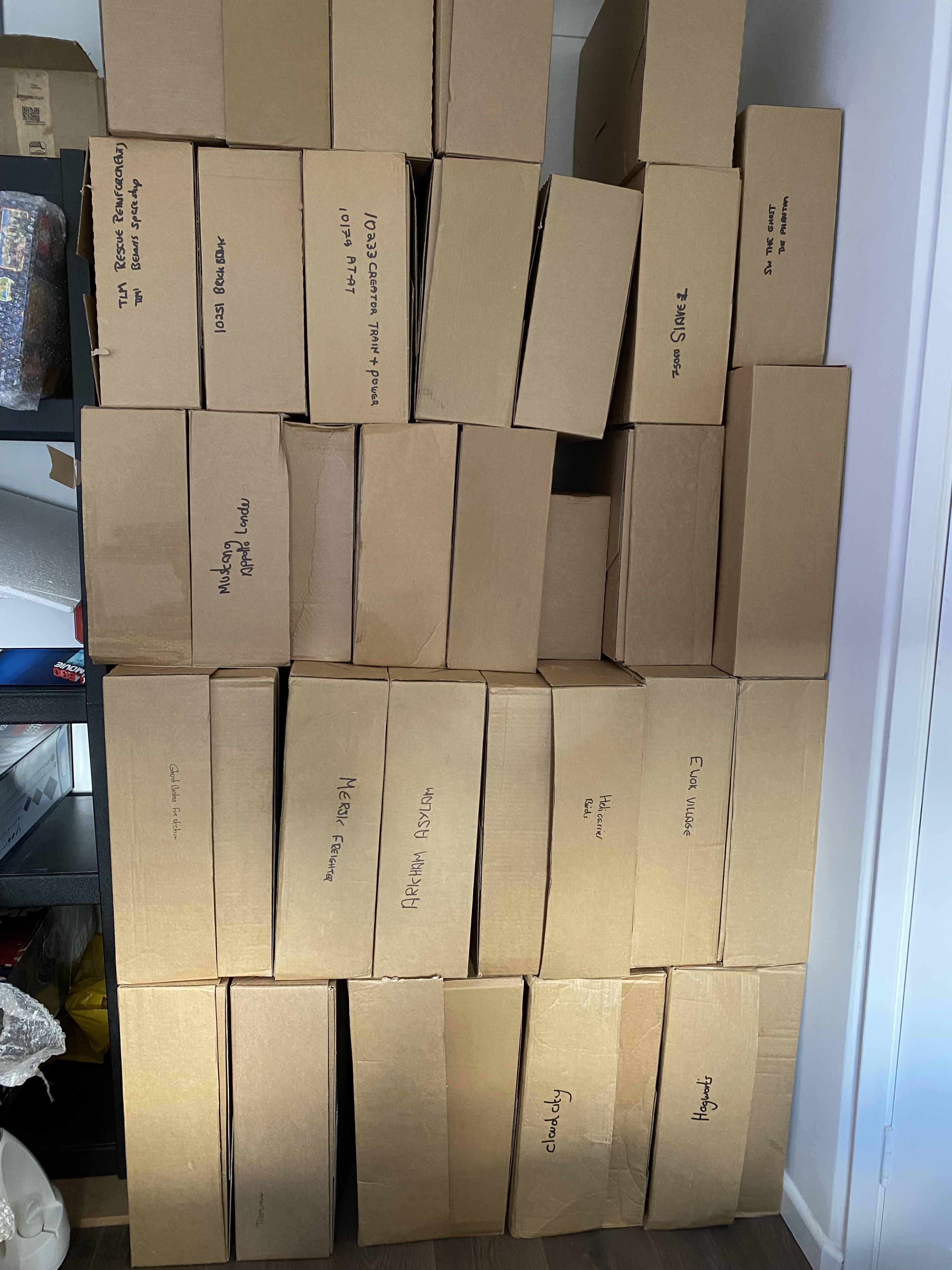 Packing for a large move. These were never opened fully so ready to go | Scrolller