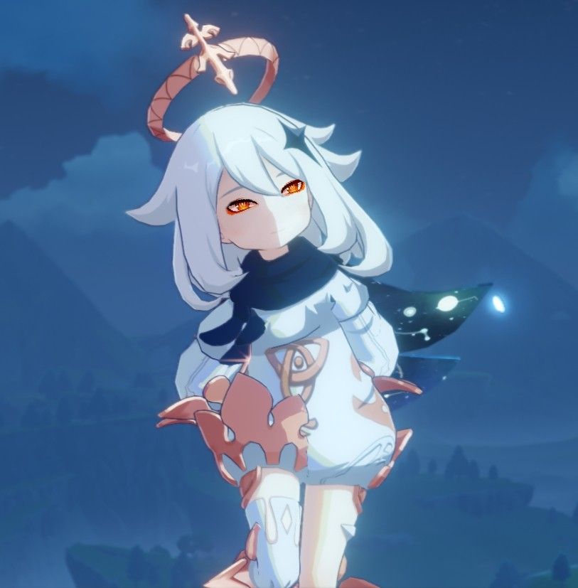 Paimon with Zhongli's Eyes | Scrolller