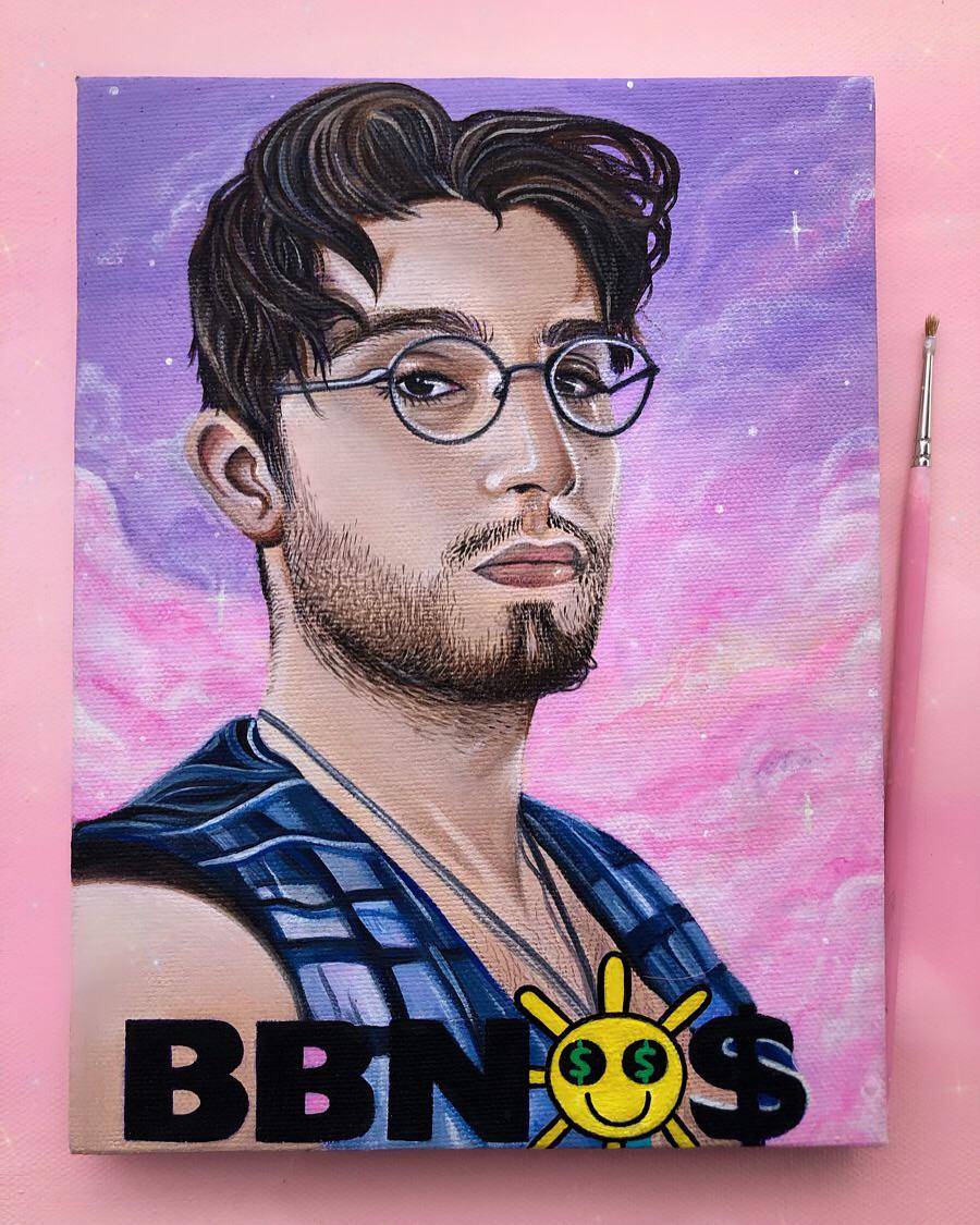 Painting I made. Stream help herself!! | Scrolller