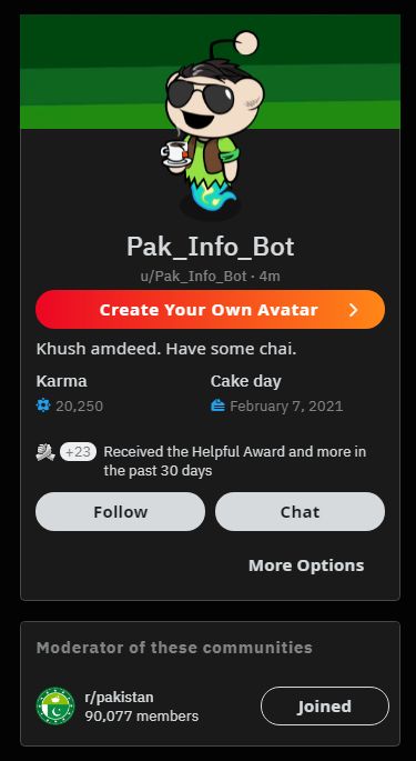 Pak Info Bot: Rise of the machines. | Scrolller